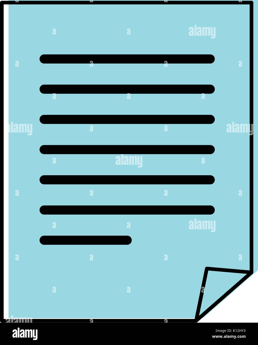 document pages icon over white background vector illustration Stock ...