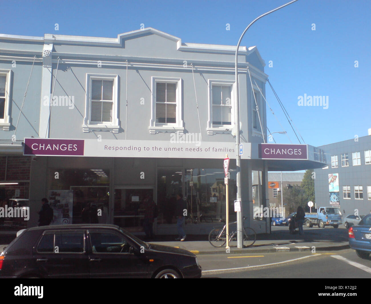 An Opp Shop Along Onehunga Mall Stock Photo - Alamy