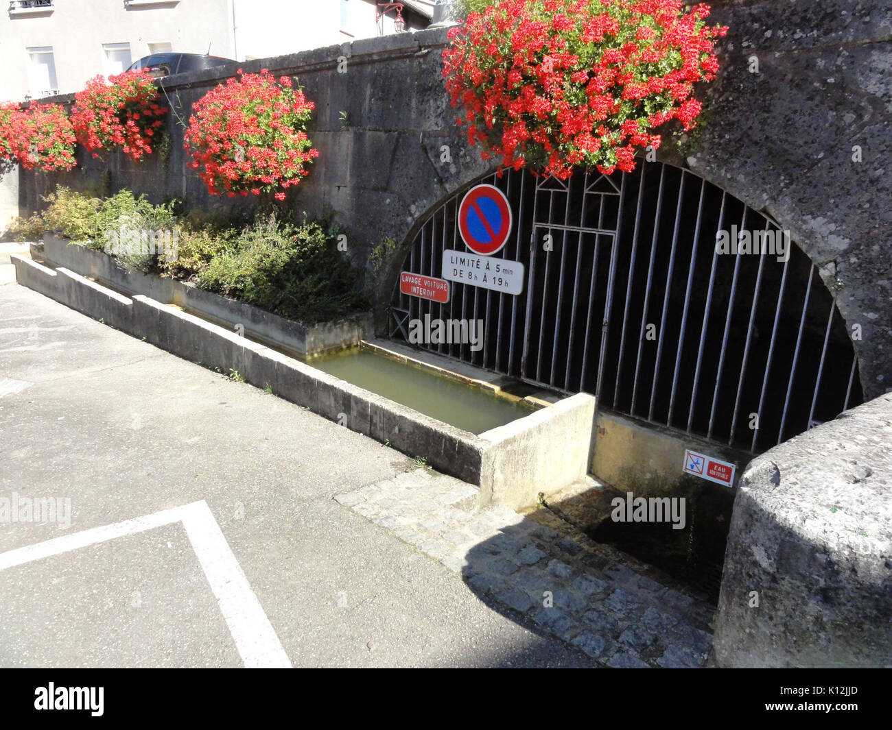 Ancerville (meuse) fontaine, rue de la Fontaine Stock Photo - Alamy