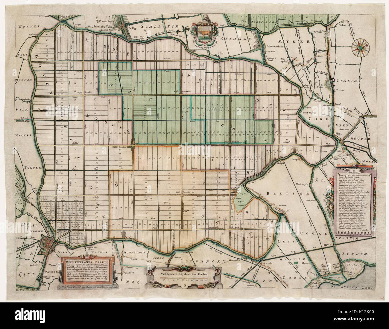Beemster map hi-res stock photography and images - Alamy