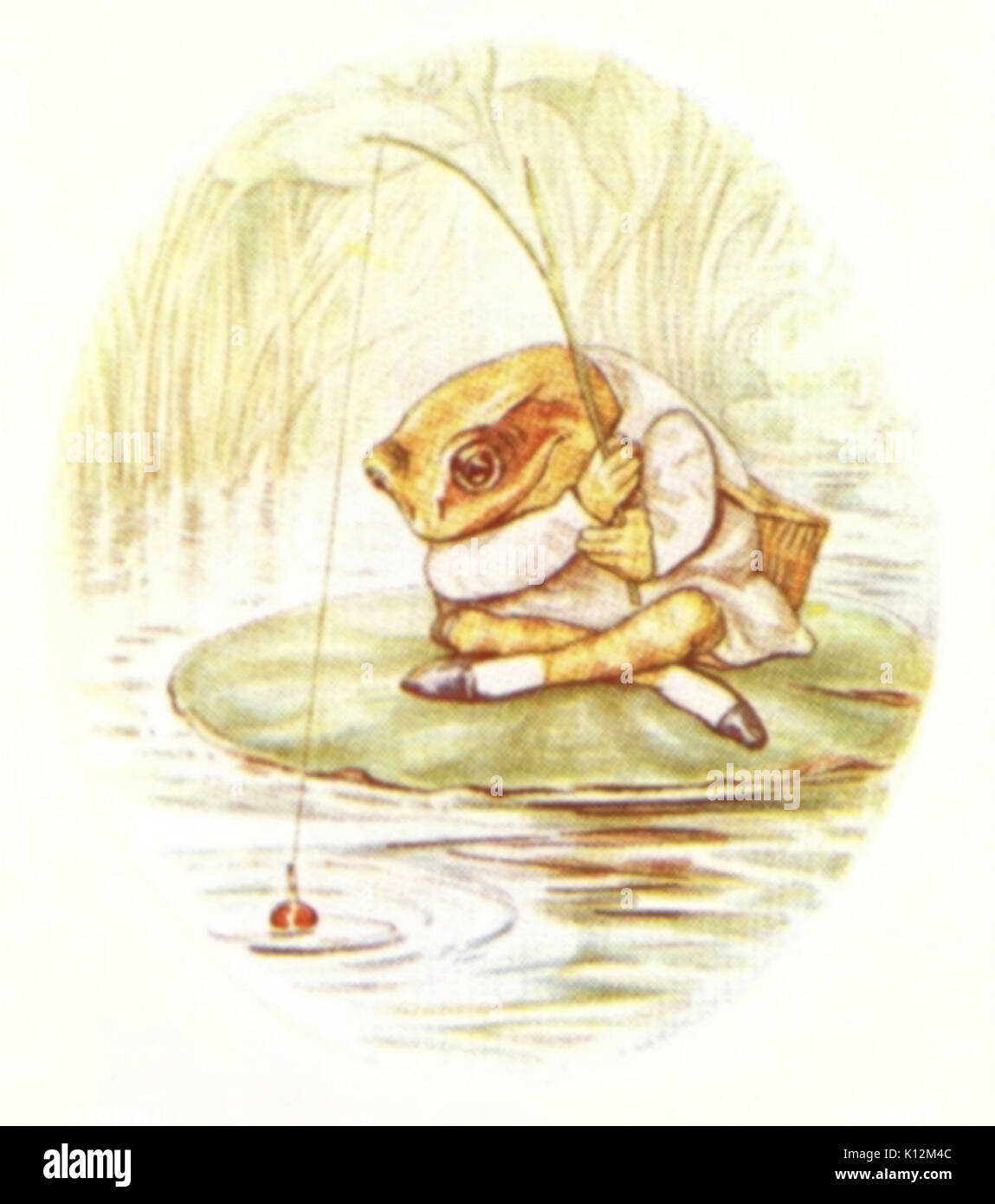 Beatrix Potter A Tale of Jeremy Fisher Illustration from page 32 Stock ...