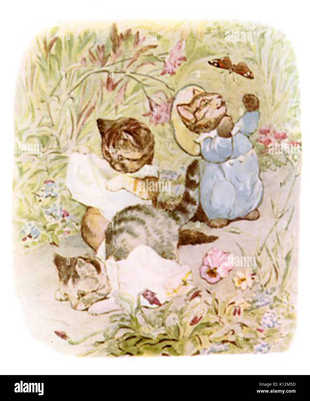 Beatrix Potter The Tale of Tom Kitten Illustration from p 32 Stock ...