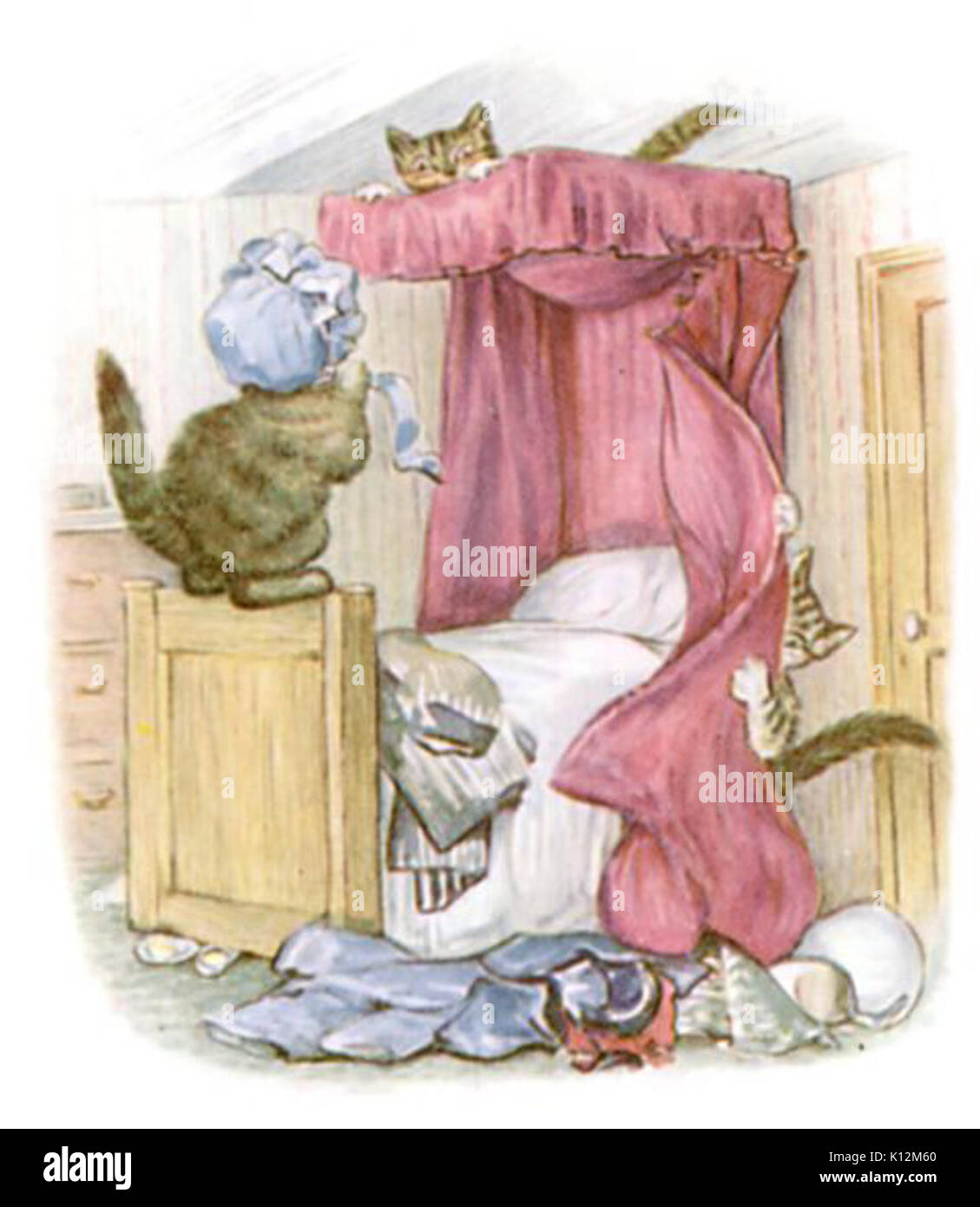 Beatrix Potter The Tale of Tom Kitten Illustration from p 74 Stock ...