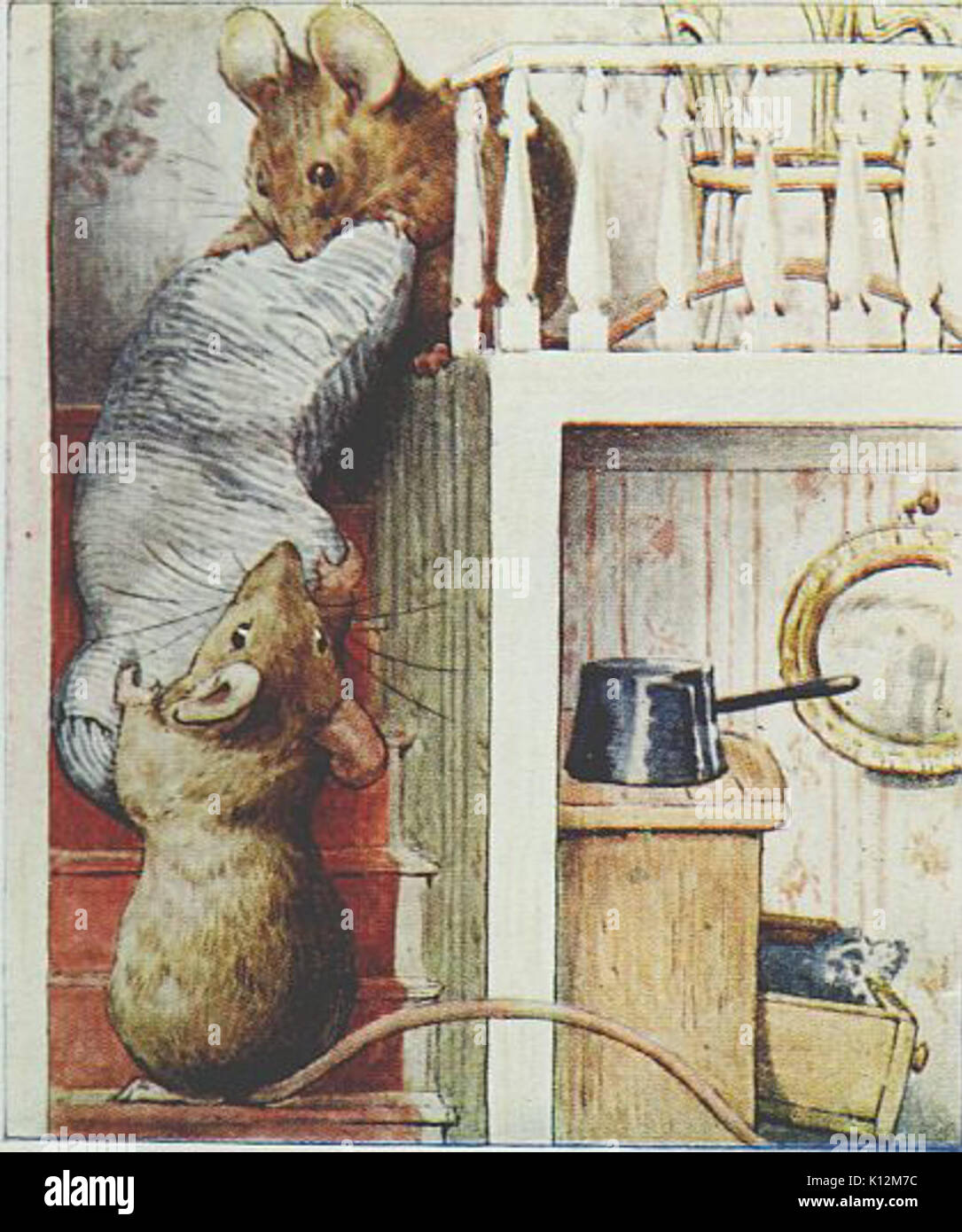 Beatrix Potter The Tale of Two Bad Mice Illustration 16 Stock Photo - Alamy