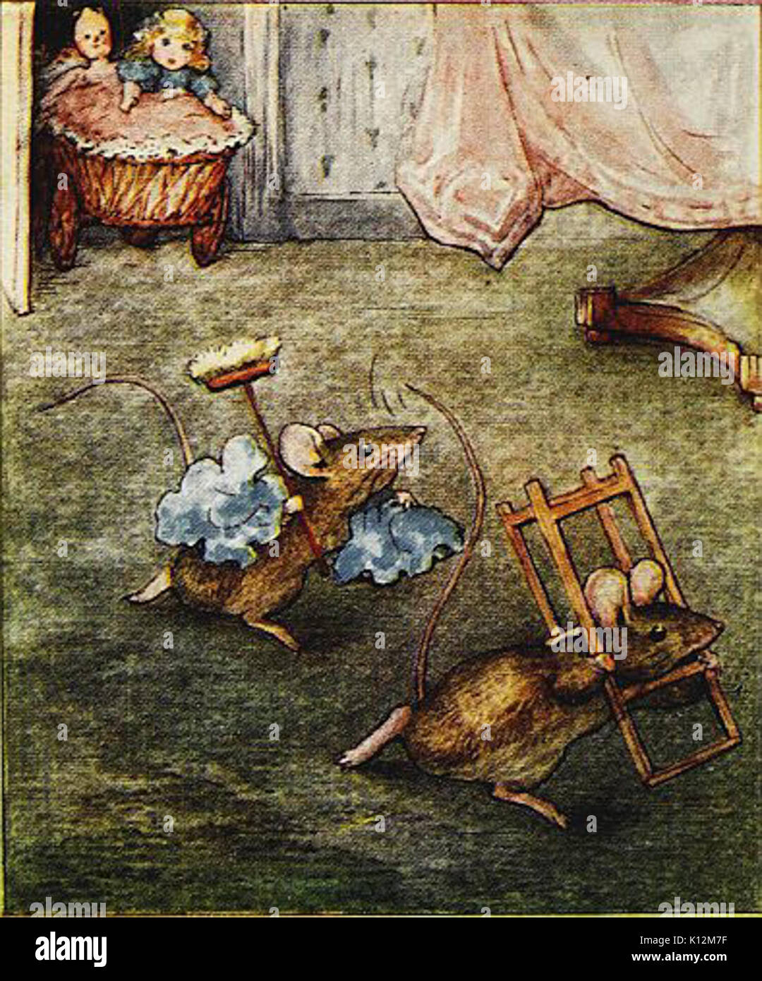 Beatrix Potter The Tale of Two Bad Mice Illustration 19 Stock Photo - Alamy