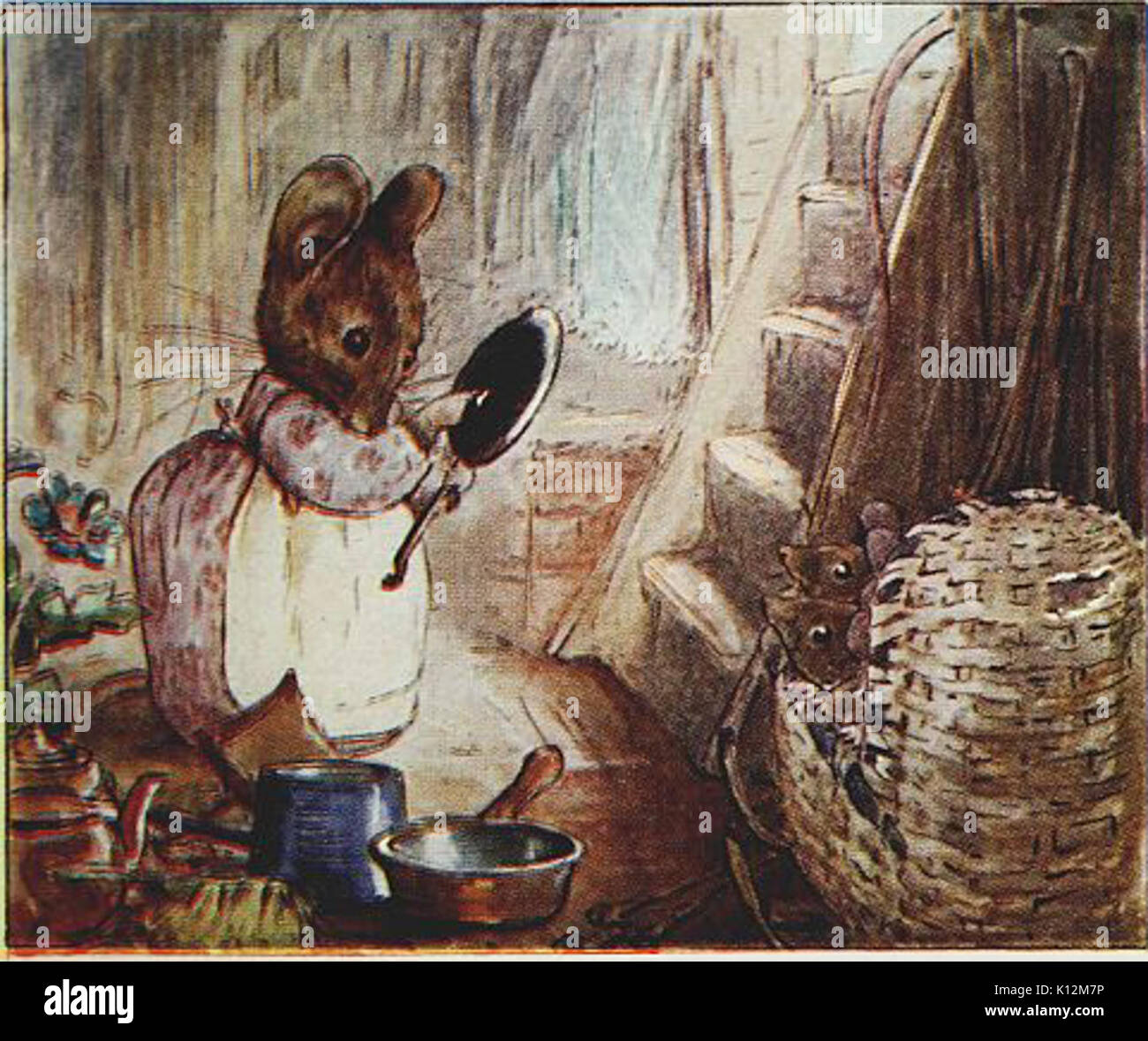 Beatrix Potter The Tale of Two Bad Mice Illustration 22 Stock Photo - Alamy