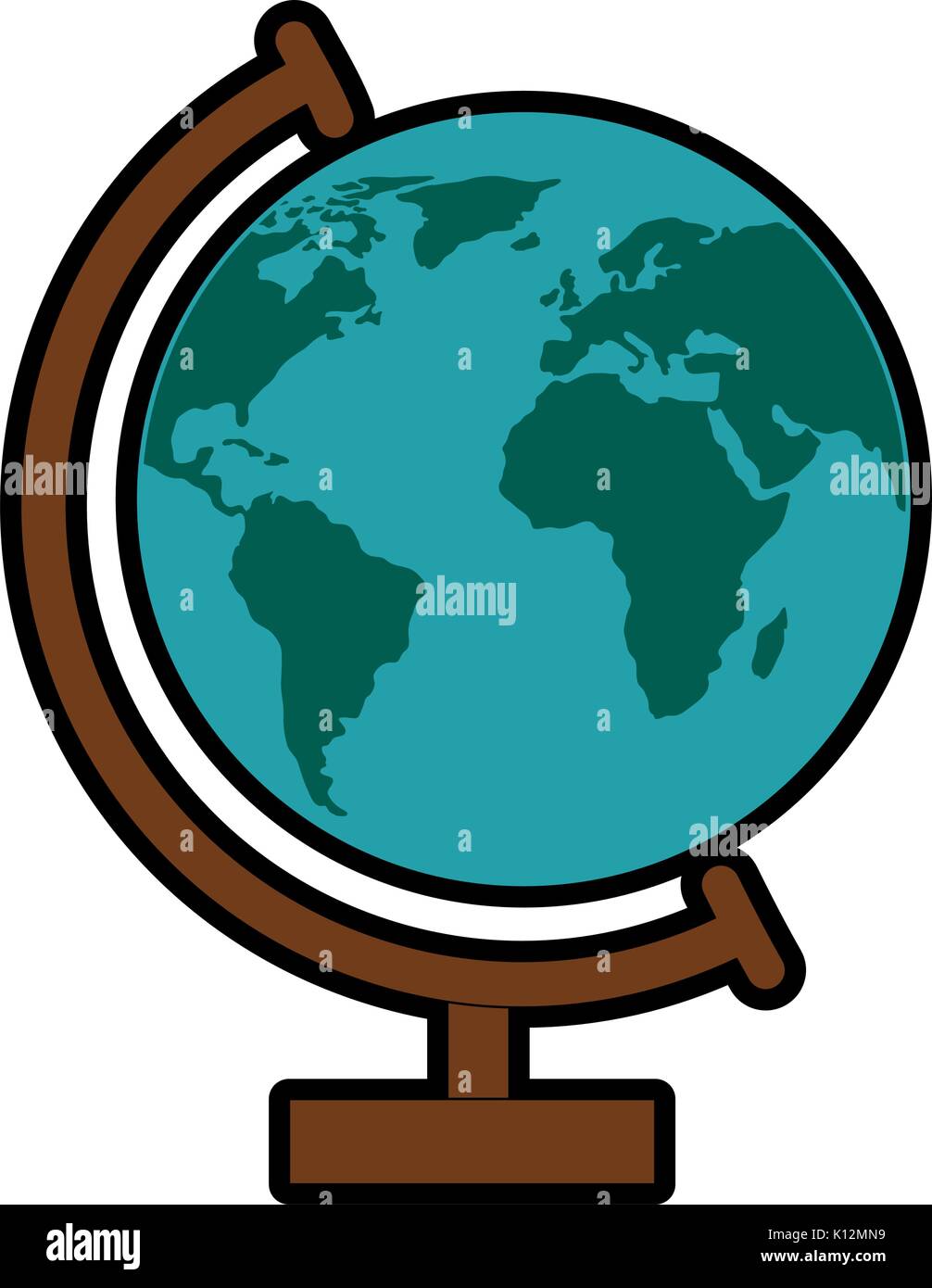 geography tool icon over white background vector illustration Stock ...