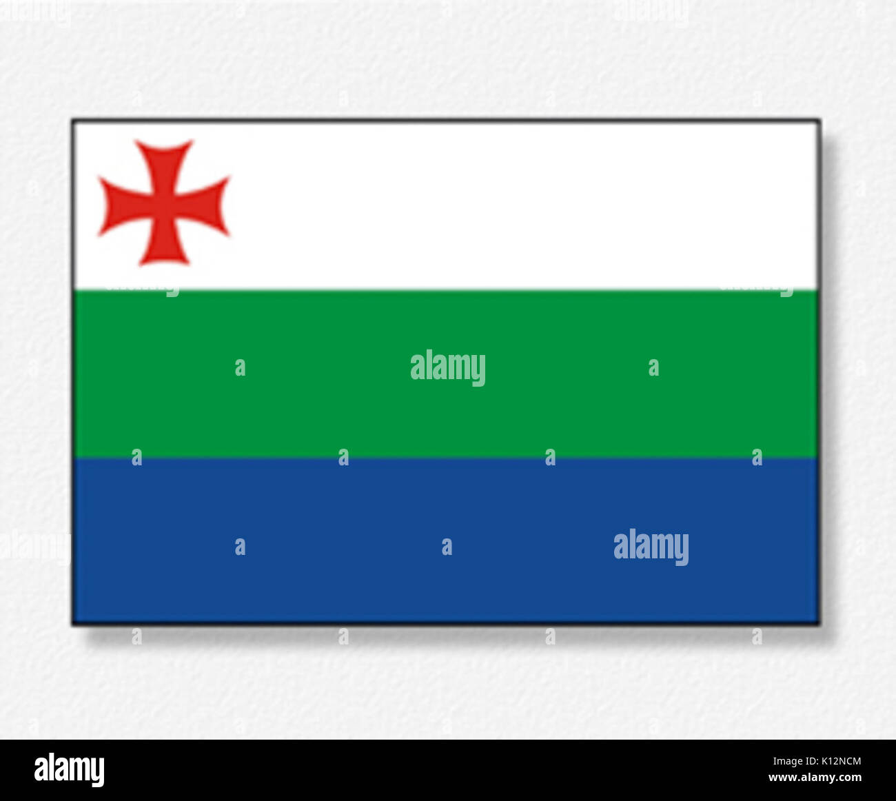 Akhalkalaki District flag Stock Photo - Alamy
