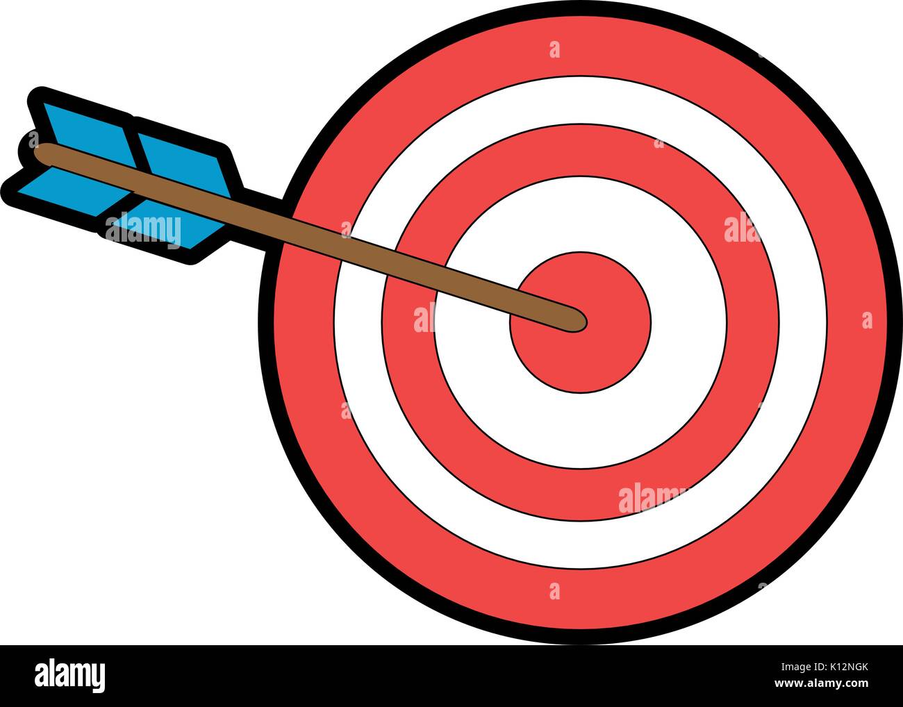 Target dartboard symbol icon vector illustration graphic design Stock ...