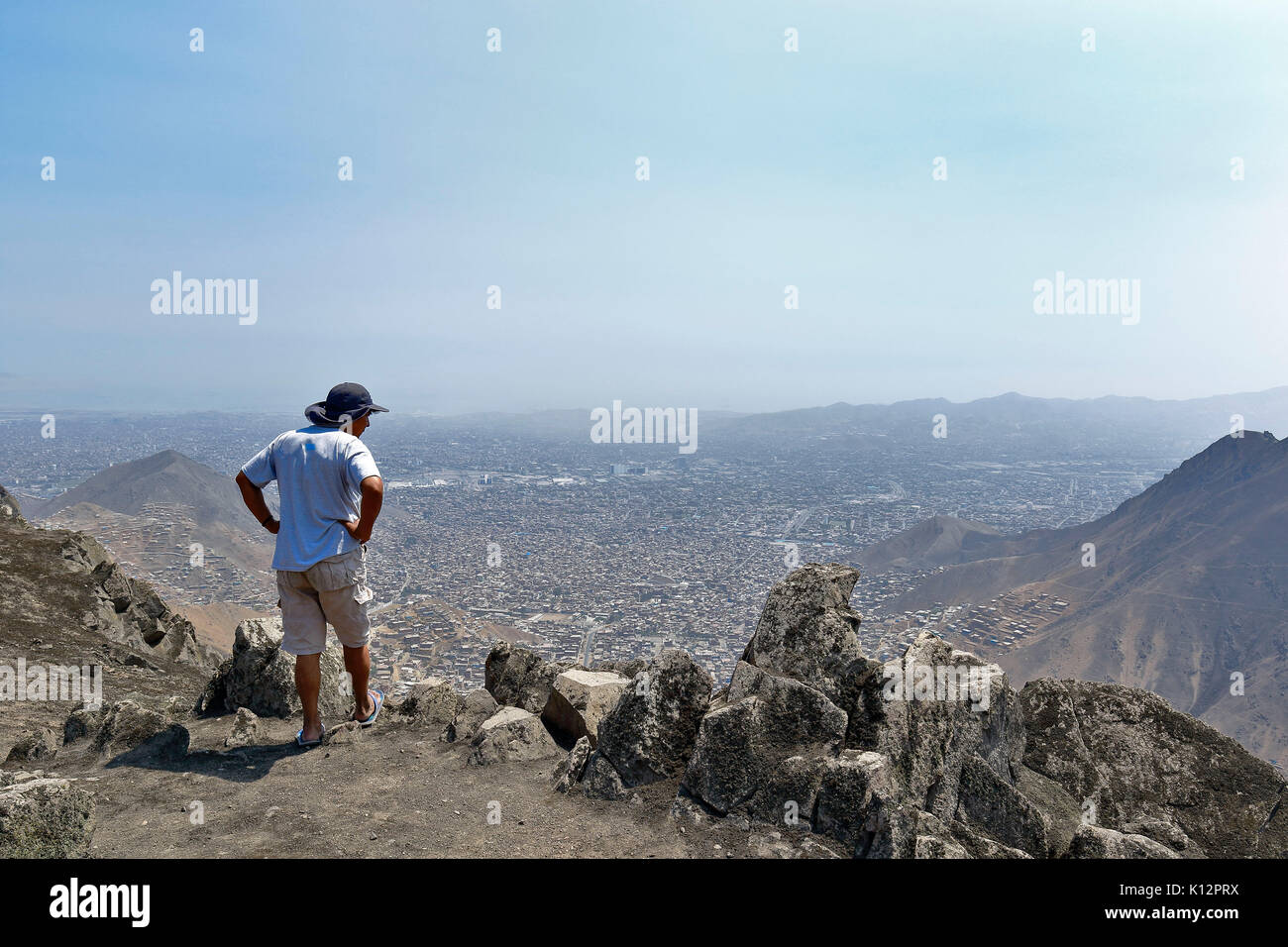 Urban disorder from a Lima district Stock Photo - Alamy