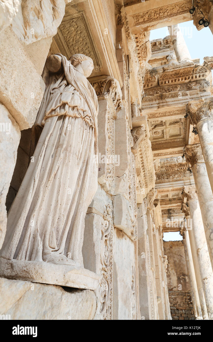 Personification of Wisdom Statue in Ephesus Ancient City, Izmir, Turkey ...