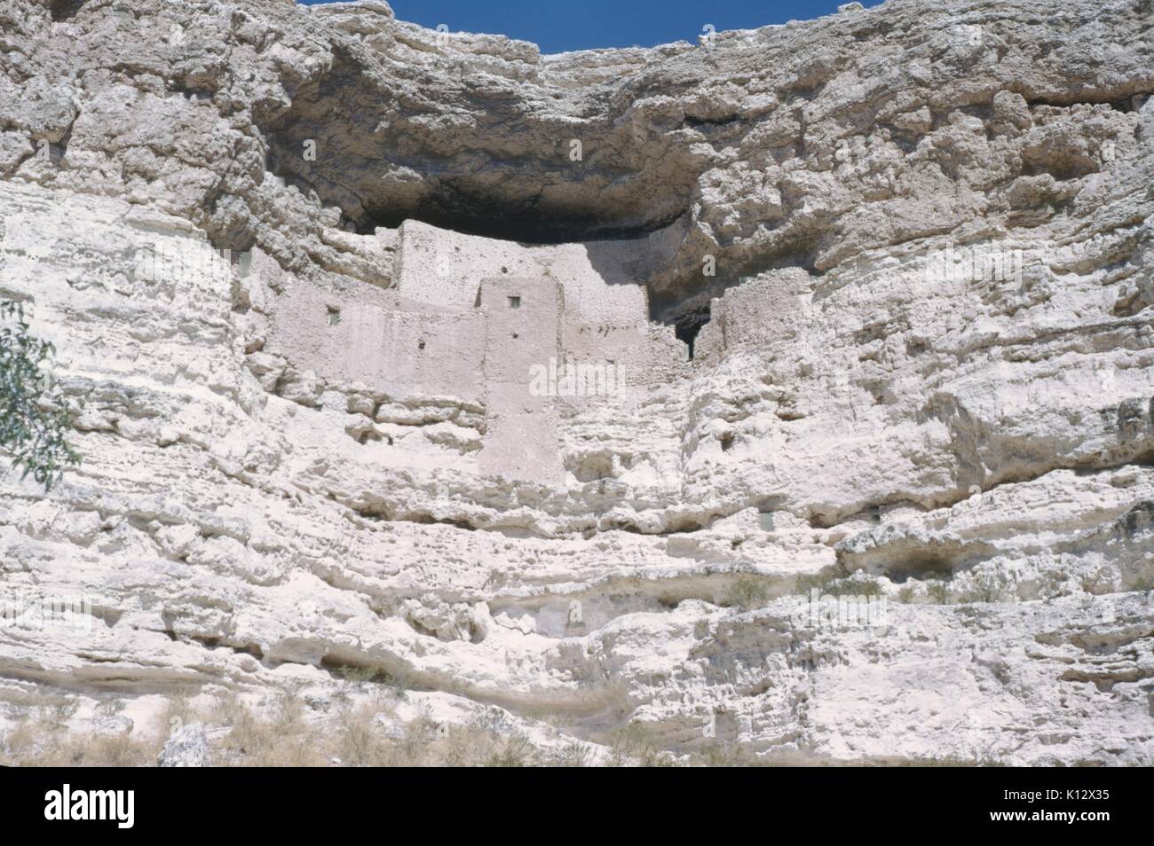 Montezuma Castle National Monument, a Native American cliff dwelling ...