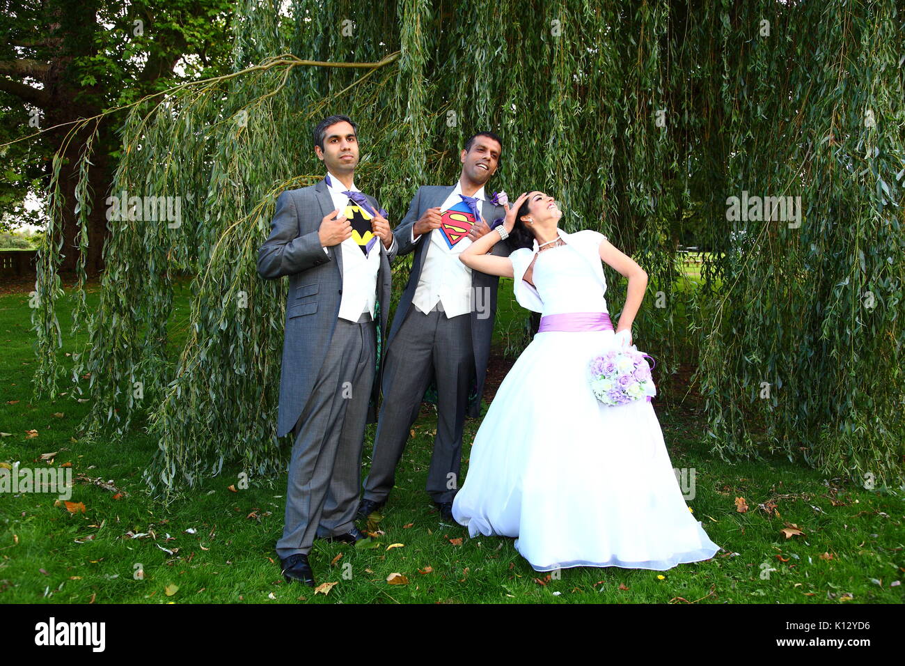 Wedding photographs, couples getting married and celebrating with their ...