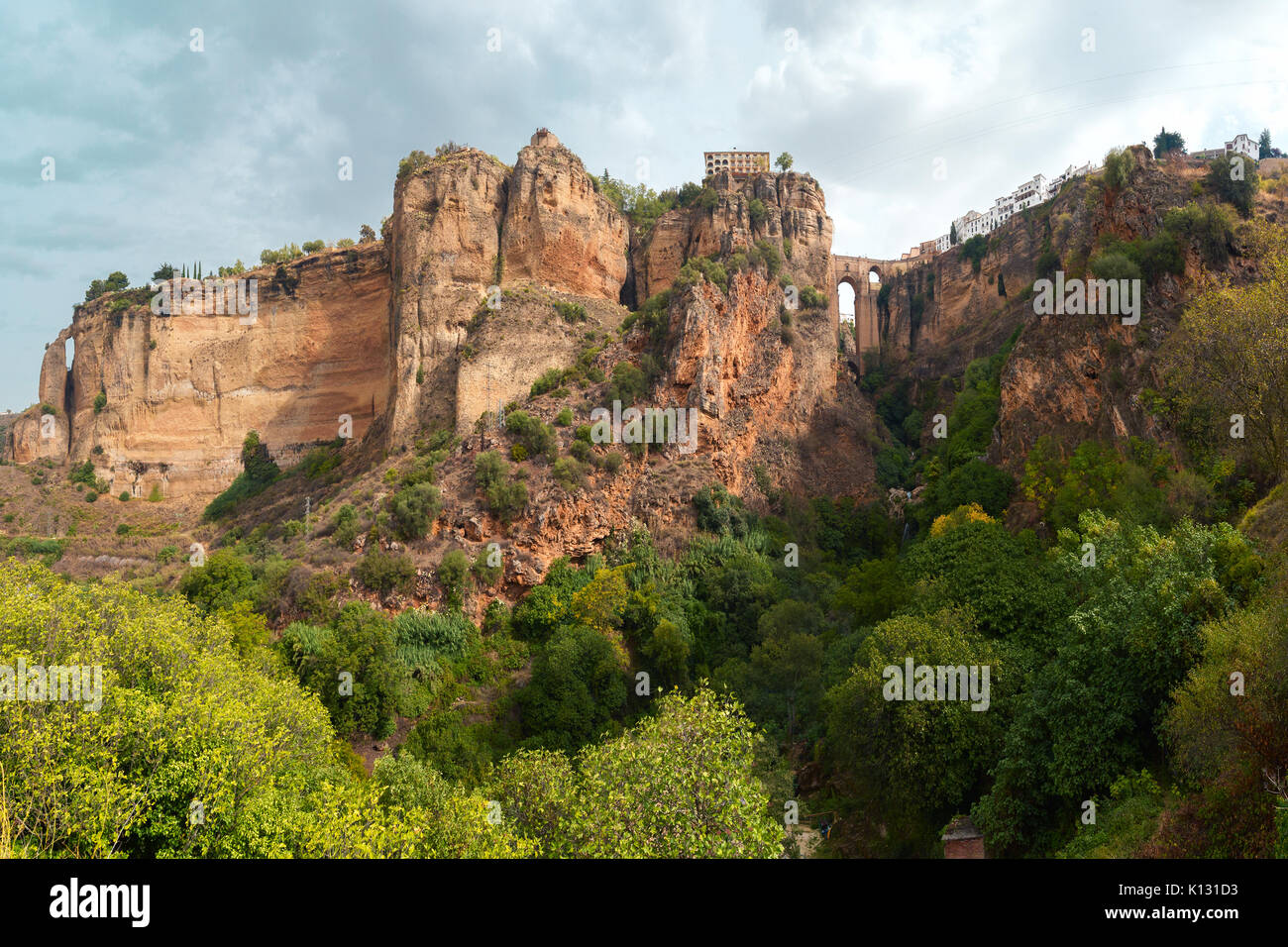 Puente Nuevo, New Bridge, in Ronda, Spain Stock Photo - Alamy