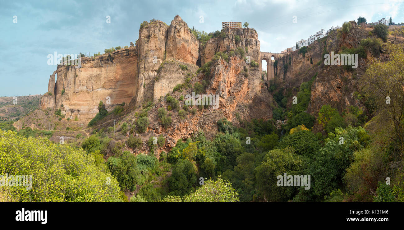 Puente Nuevo, New Bridge, in Ronda, Spain Stock Photo - Alamy