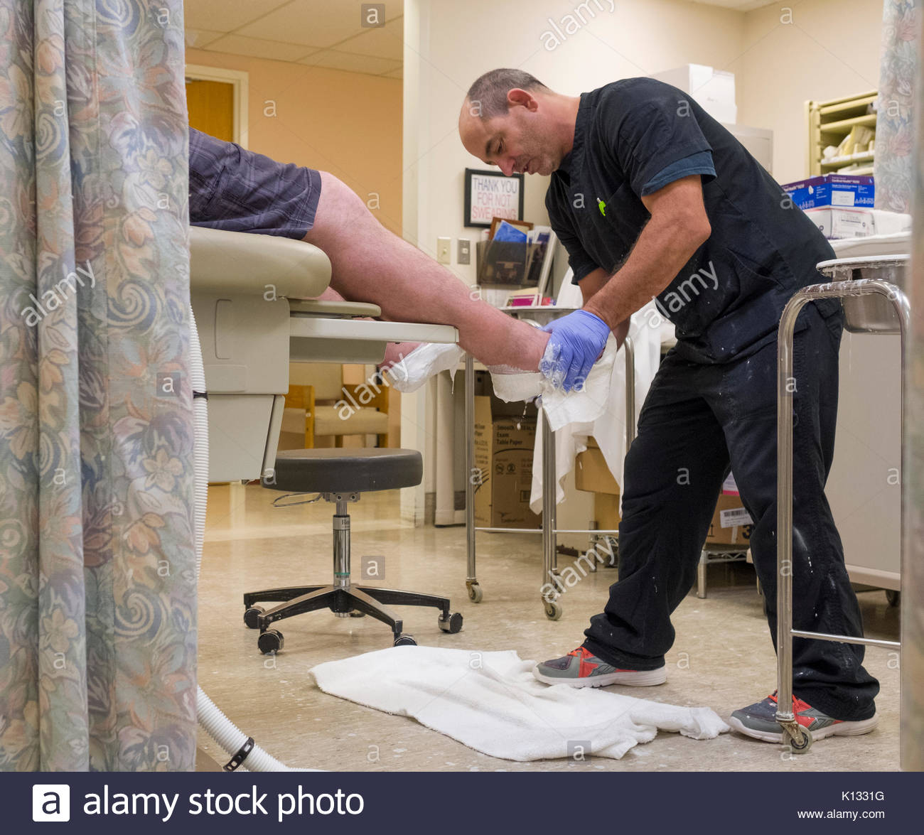 Plaster Cast Feet High Resolution Stock Photography and Images - Alamy