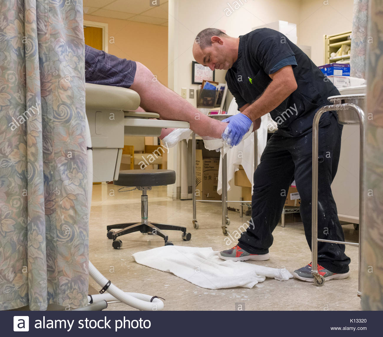 Plaster Cast Feet High Resolution Stock Photography and Images - Alamy