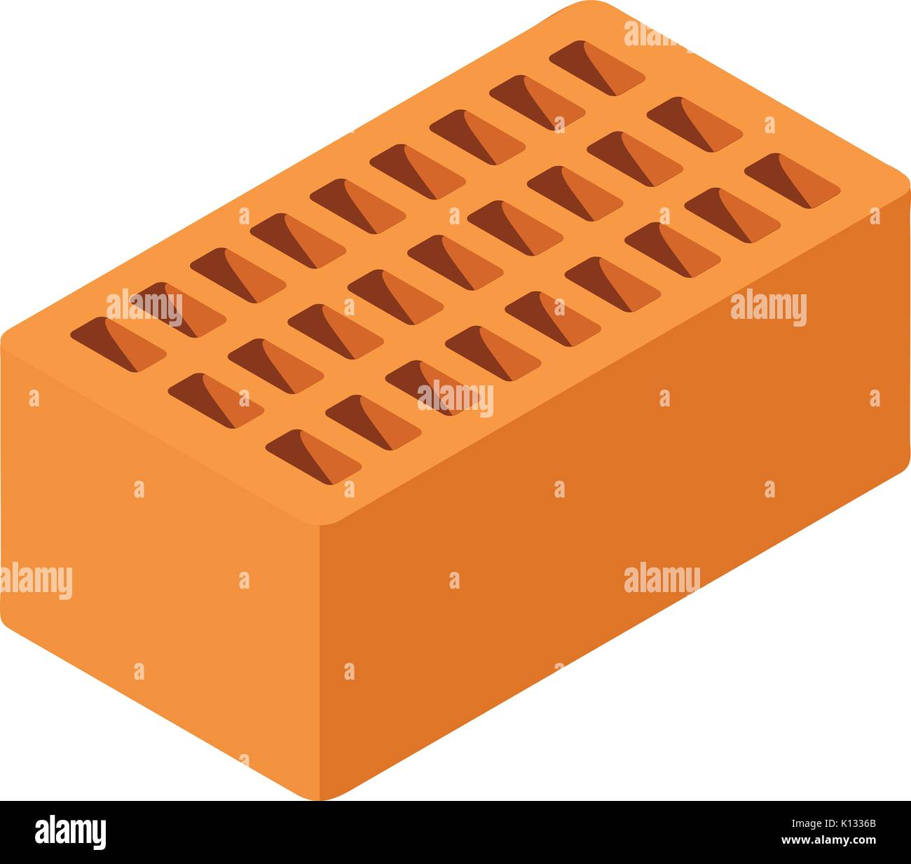 Brick icon, isometric 3d style Stock Vector Image & Art - Alamy