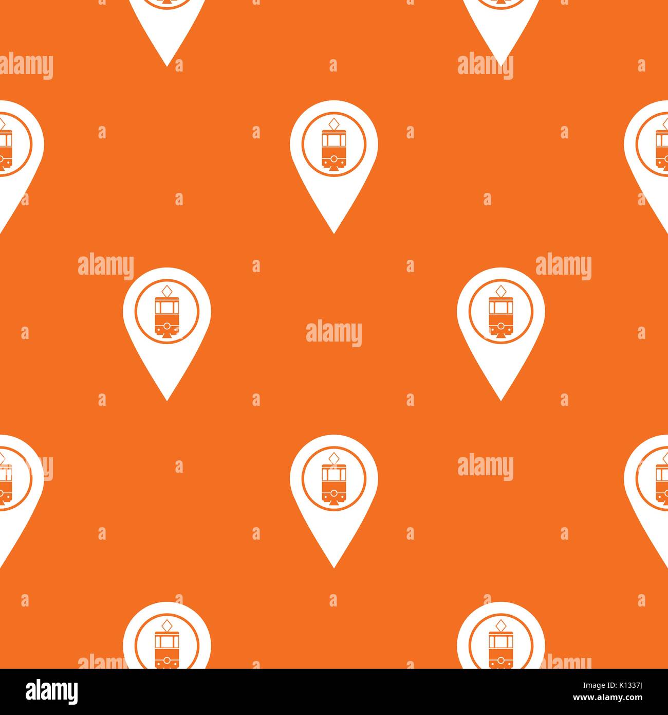 Geo tag with tram sign pattern seamless Stock Vector Image & Art - Alamy
