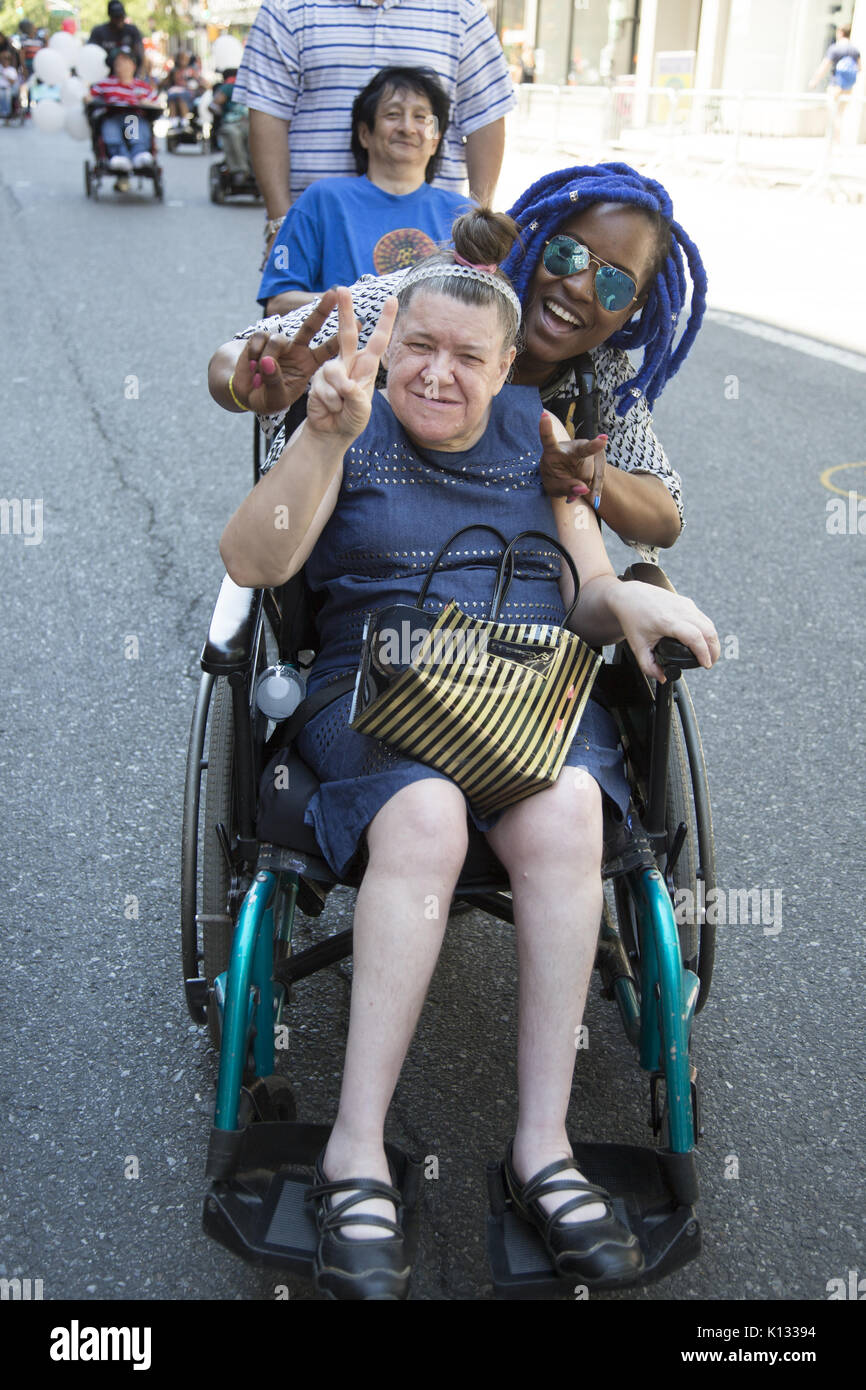 The now annual Disability Pride Parade in New york City gives voice ...