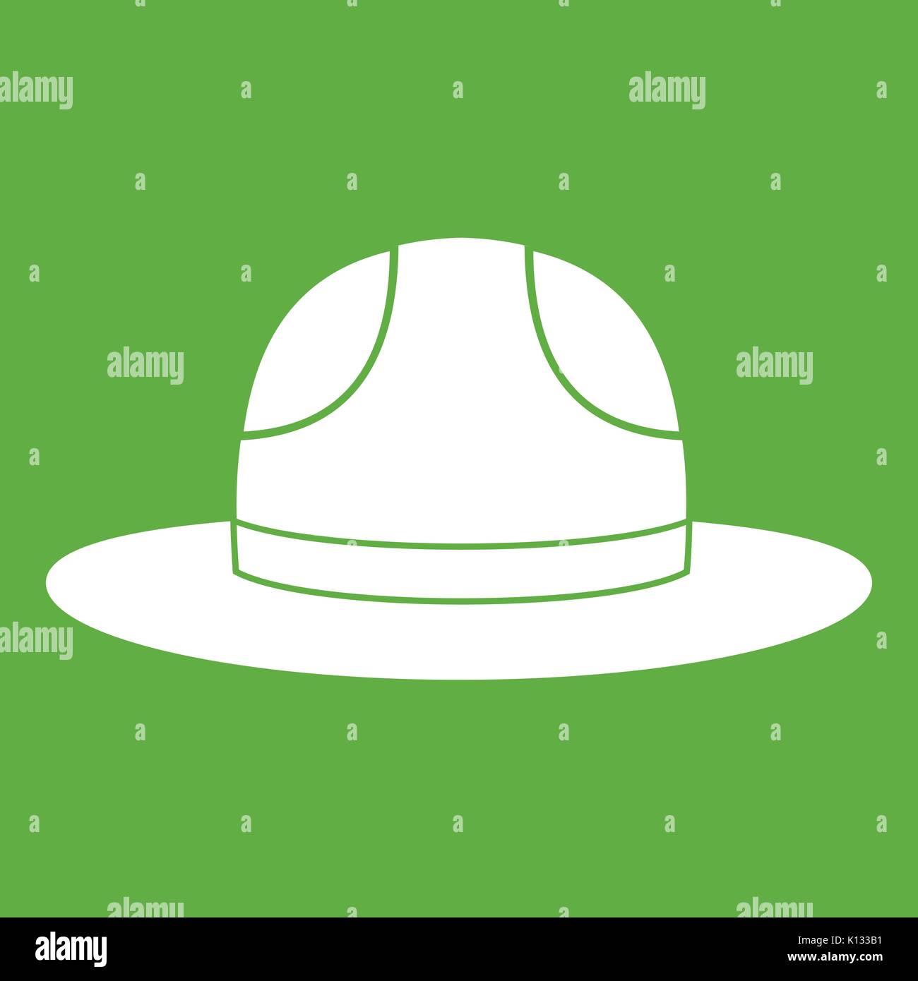 Canadian hat icon green Stock Vector Image & Art - Alamy