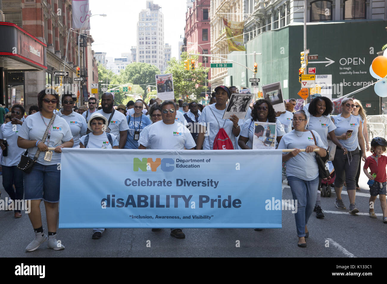 The now annual Disability Pride Parade in New york City gives voice ...