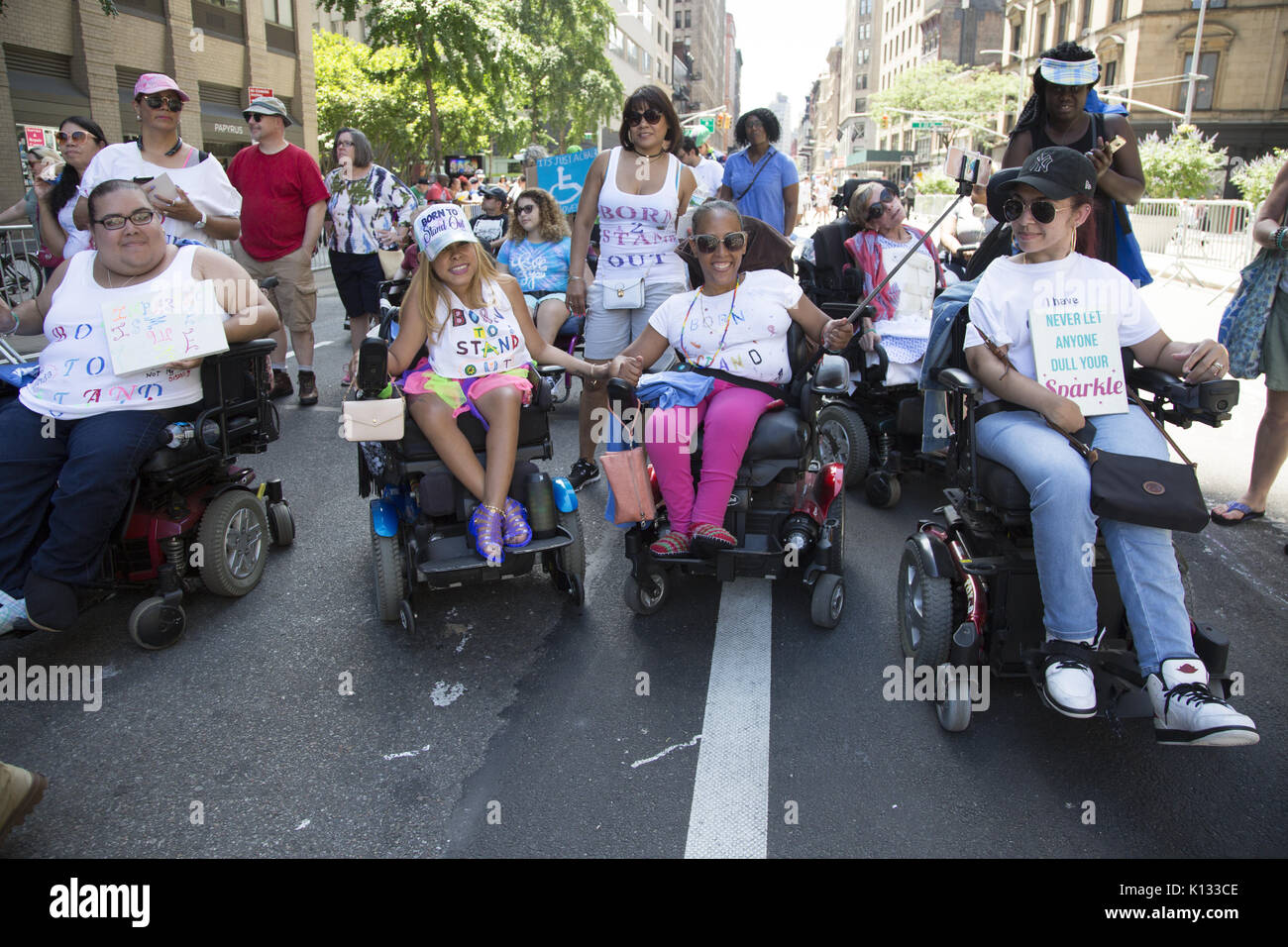 The now annual Disability Pride Parade in New york City gives voice ...