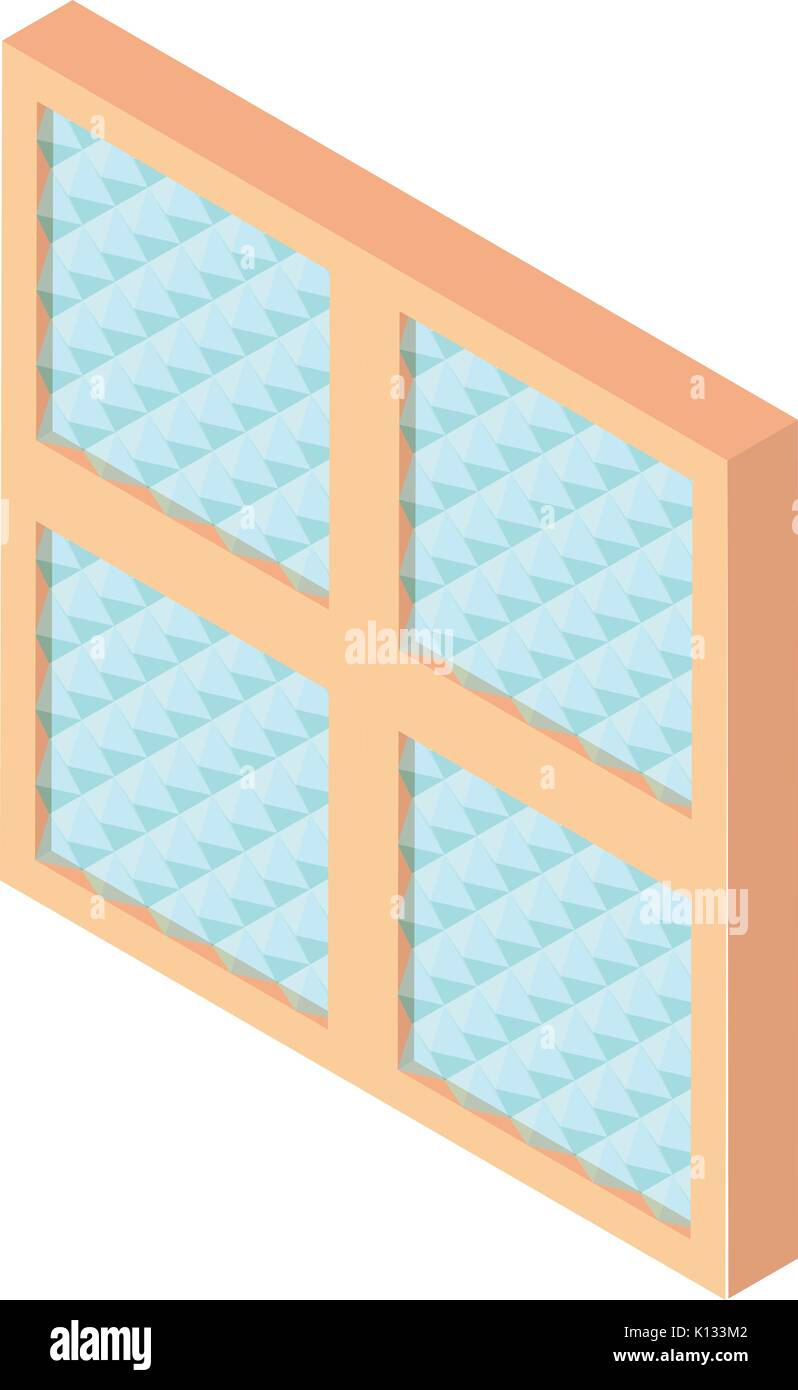 Square window frame icon, isometric 3d style Stock Vector Image & Art ...