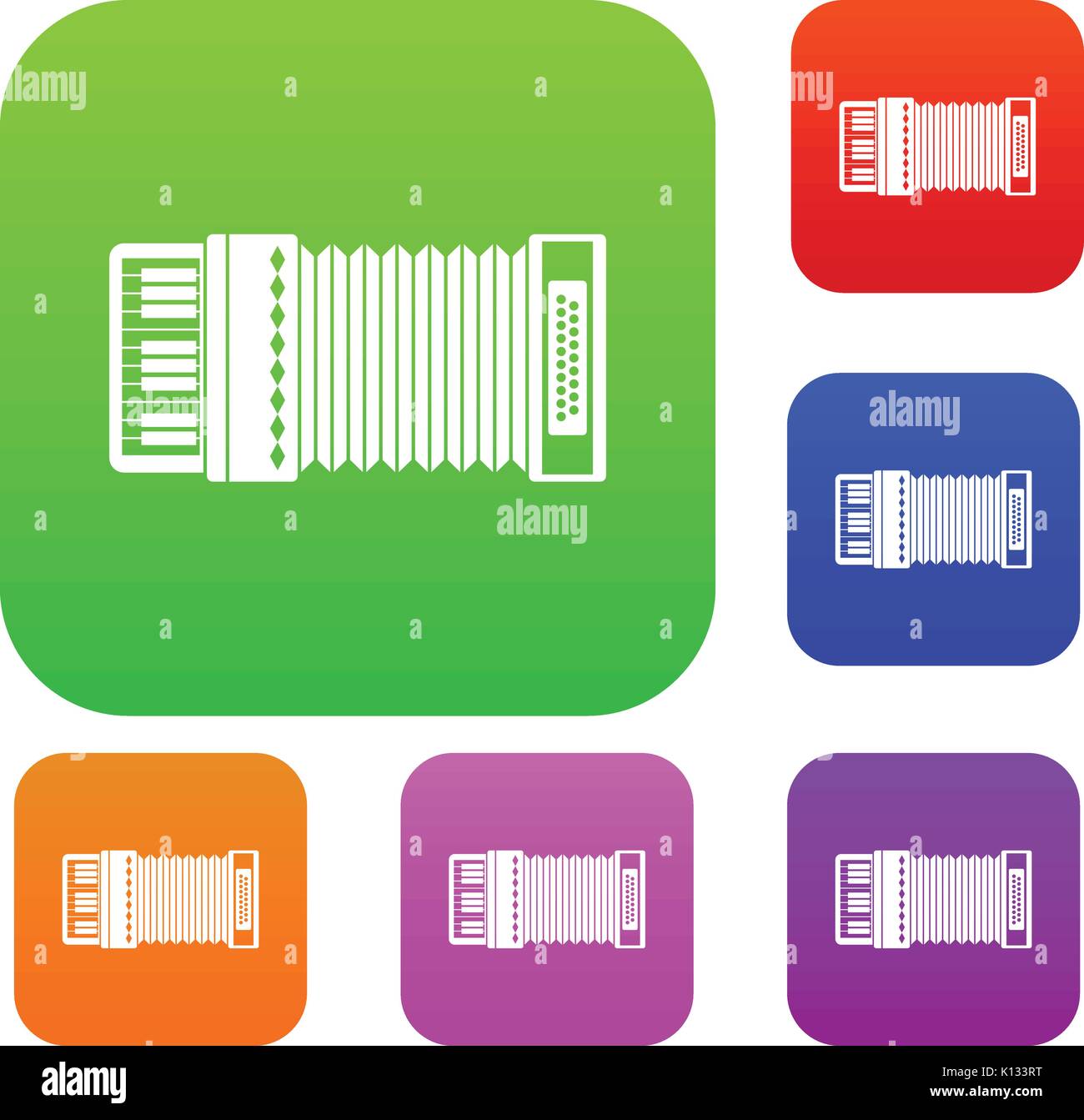 Accordion set collection Stock Vector Image & Art - Alamy