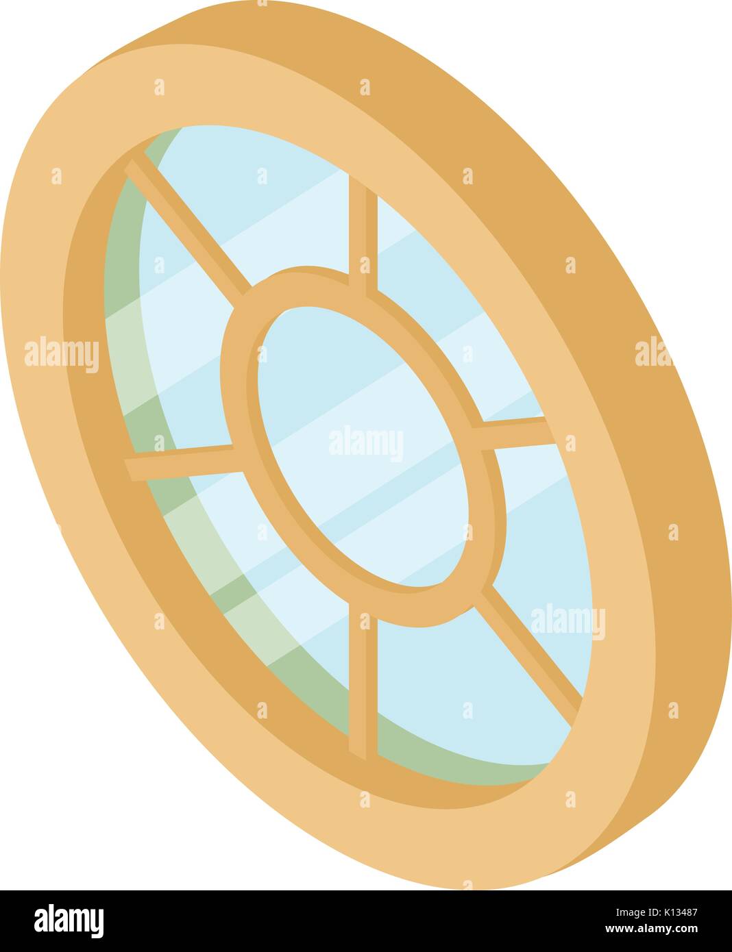 Roof window frame icon, isometric 3d style Stock Vector Image & Art - Alamy