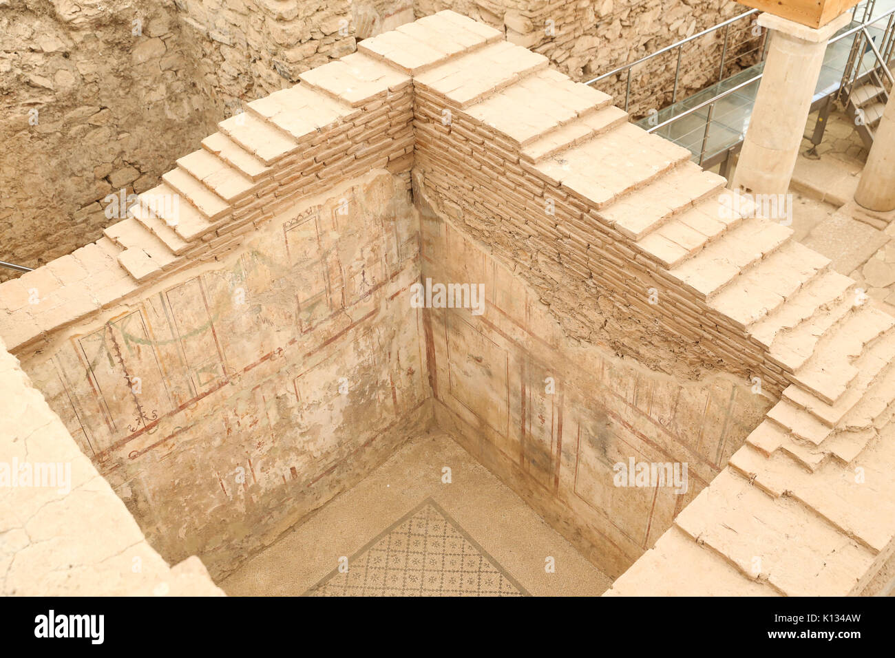 Terrace Houses in Ephesus Ancient City, Izmir, Turkey Stock Photo - Alamy