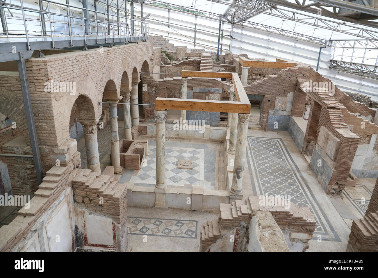 Terrace Houses in Ephesus Ancient City, Izmir, Turkey Stock Photo - Alamy