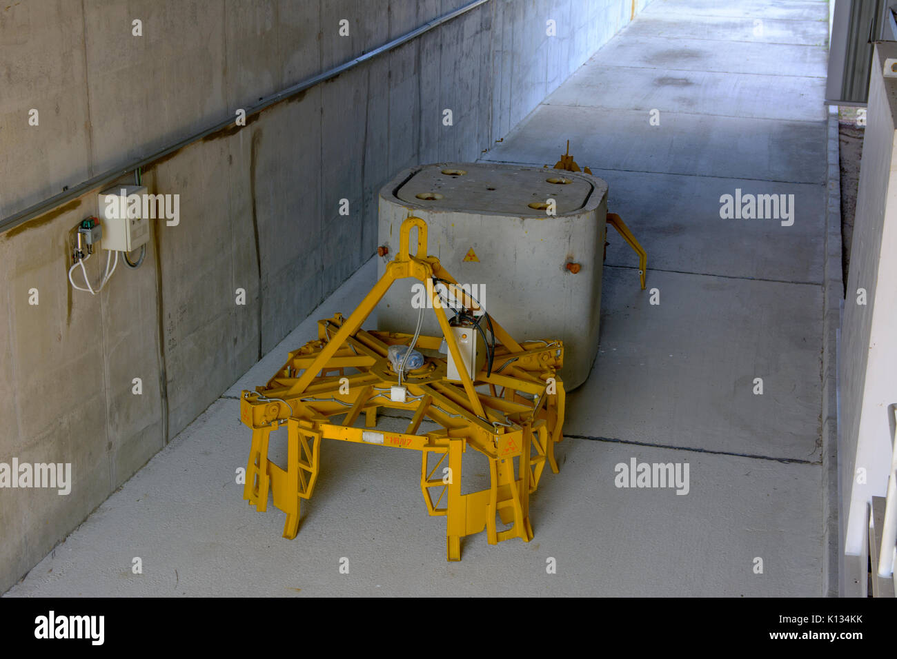The point of burial of radioactive waste of the Chernobyl nuclear power ...