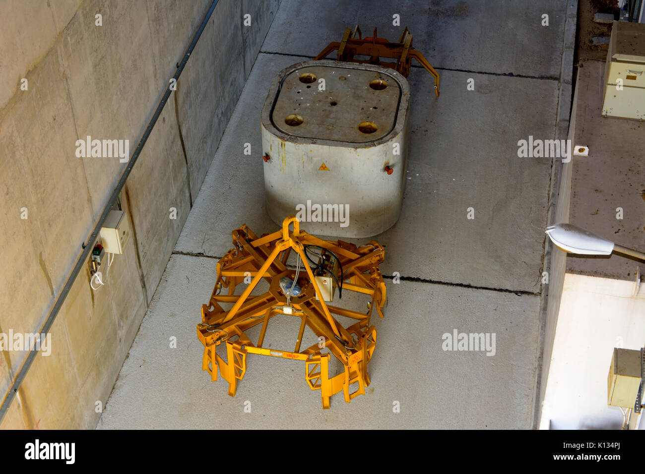 The point of burial of radioactive waste of the Chernobyl nuclear power ...