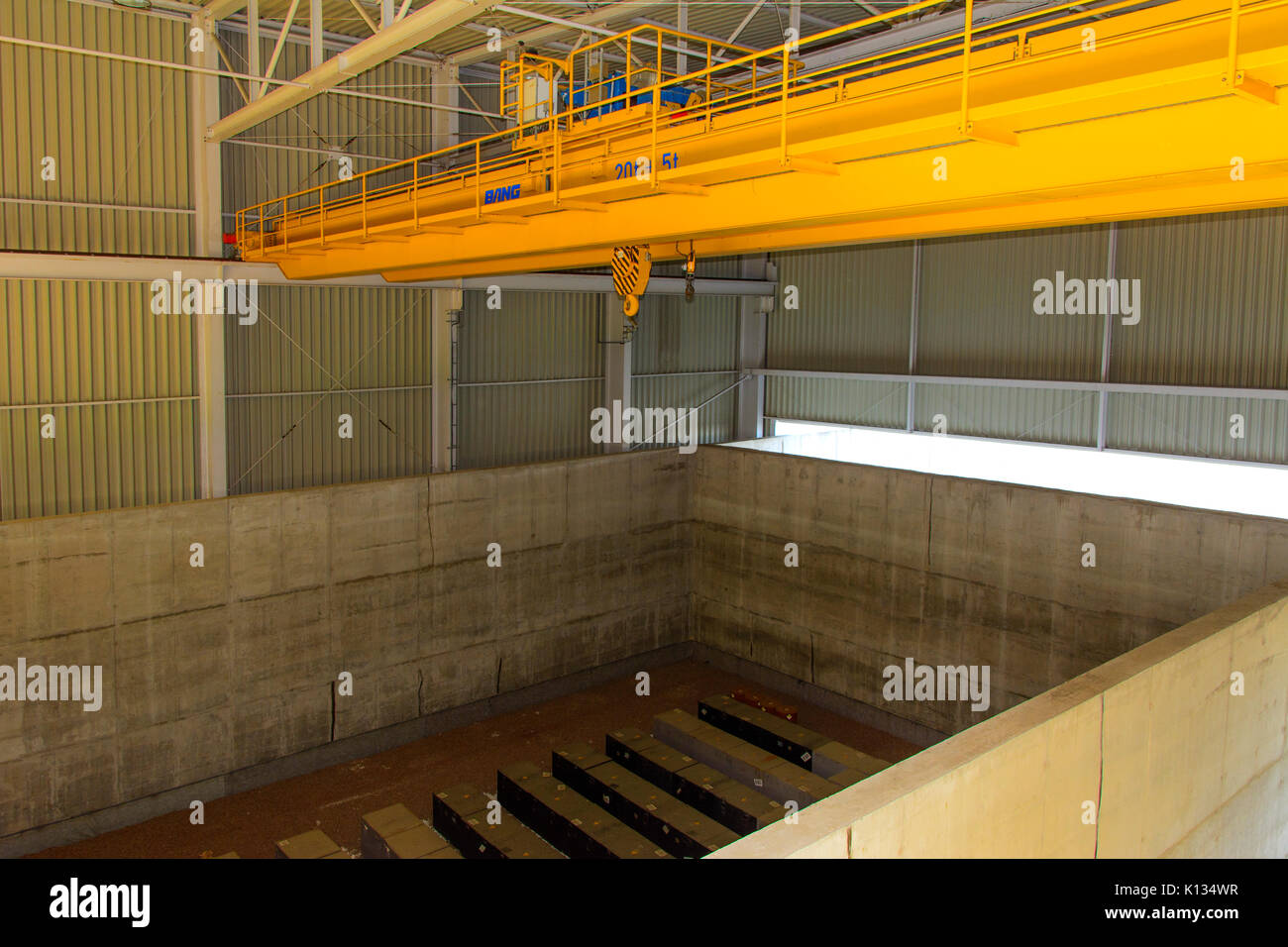 The point of burial of radioactive waste of the Chernobyl nuclear power ...