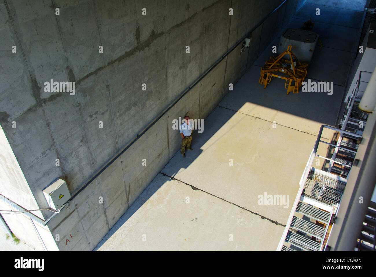 The point of burial of radioactive waste of the Chernobyl nuclear power ...