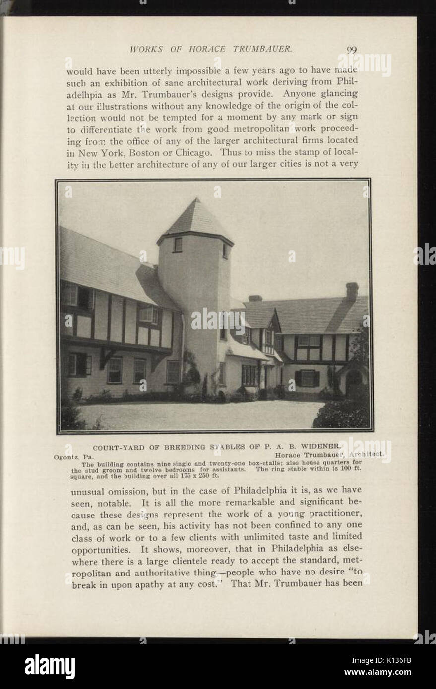 Architectural Record Feb 1904 p.99 Stock Photo - Alamy