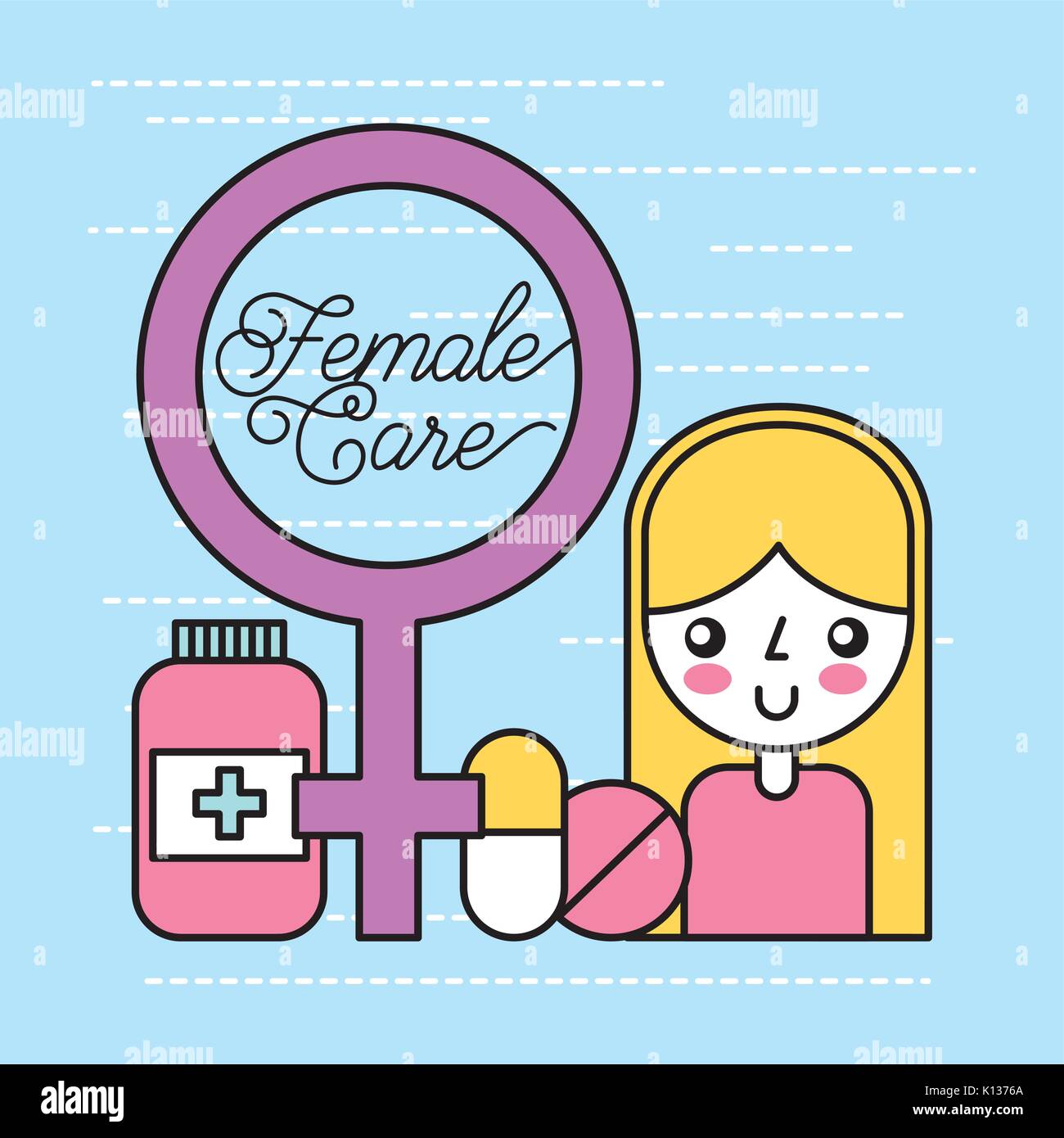 Femal woman Stock Vector Images - Alamy