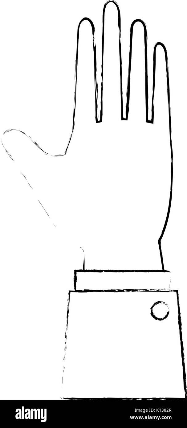 Human hand symbol icon vector illustration graphic design Stock Vector ...