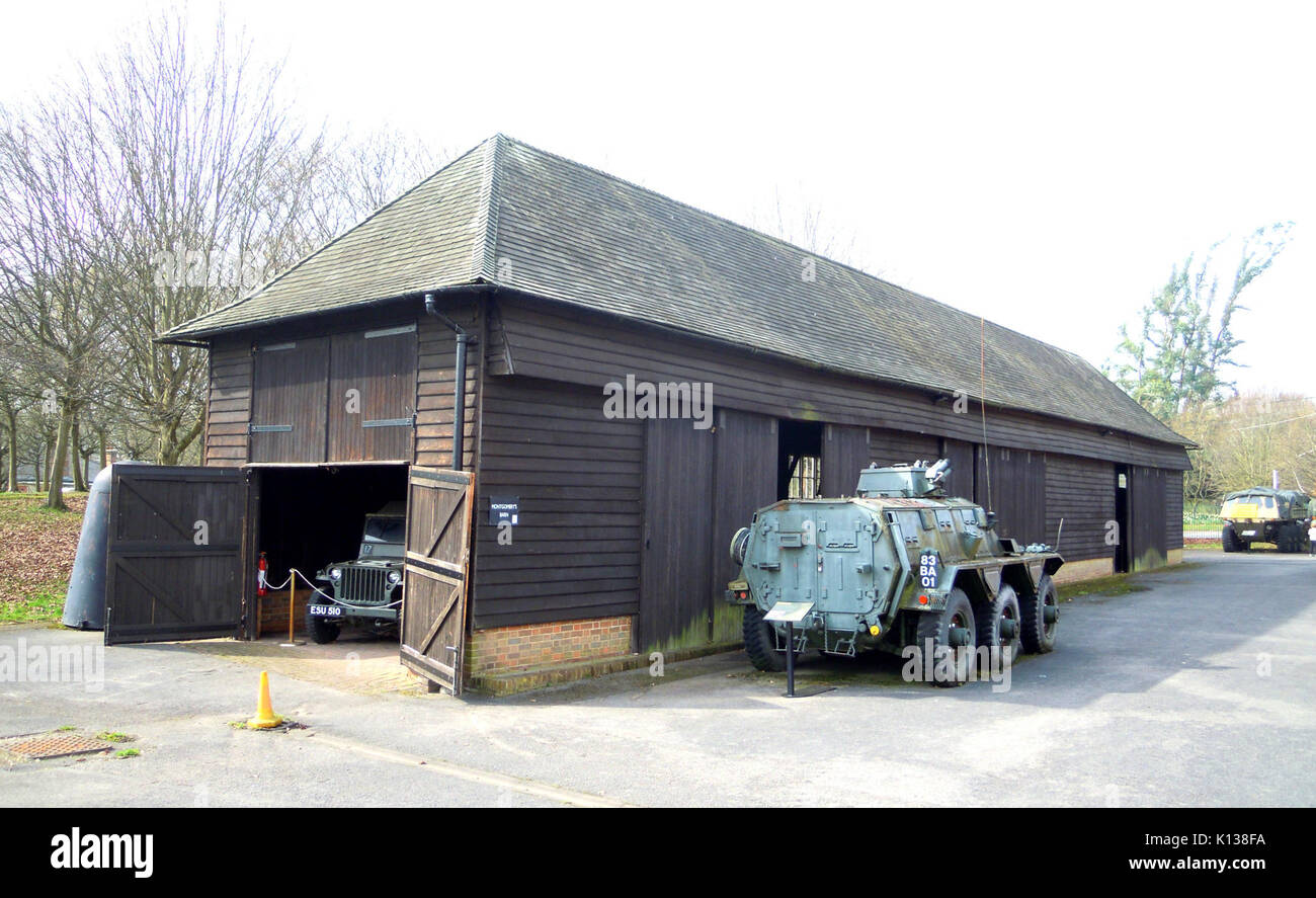 Aldershot Military Museum Montgomery Barn Stock Photo - Alamy