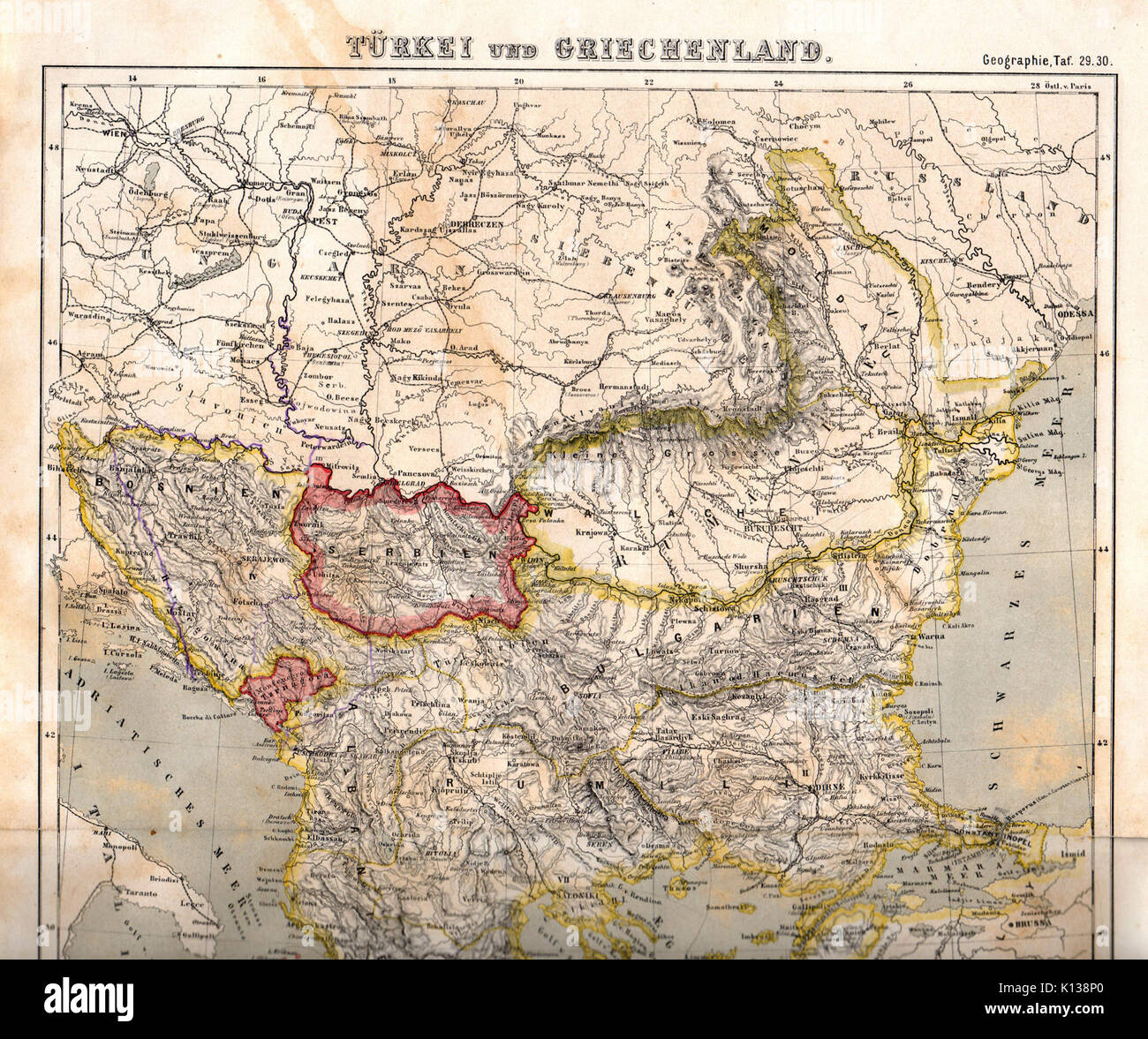 Mapping the balkans hi-res stock photography and images - Alamy