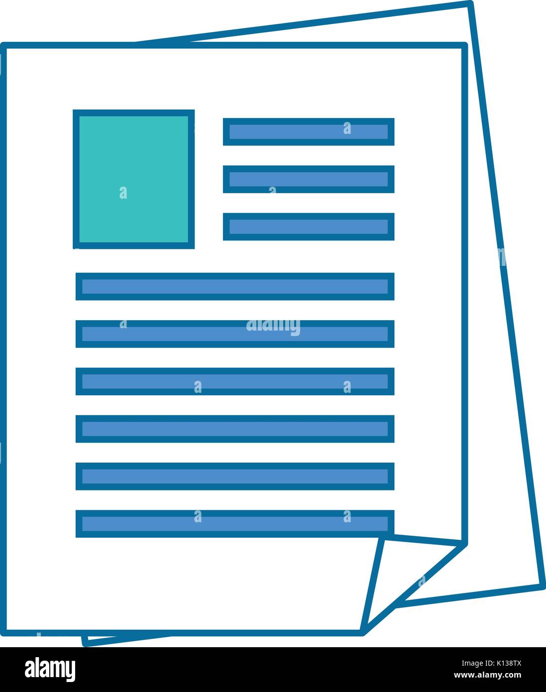 Paper sheets symbol icon vector illustration graphic design Stock ...