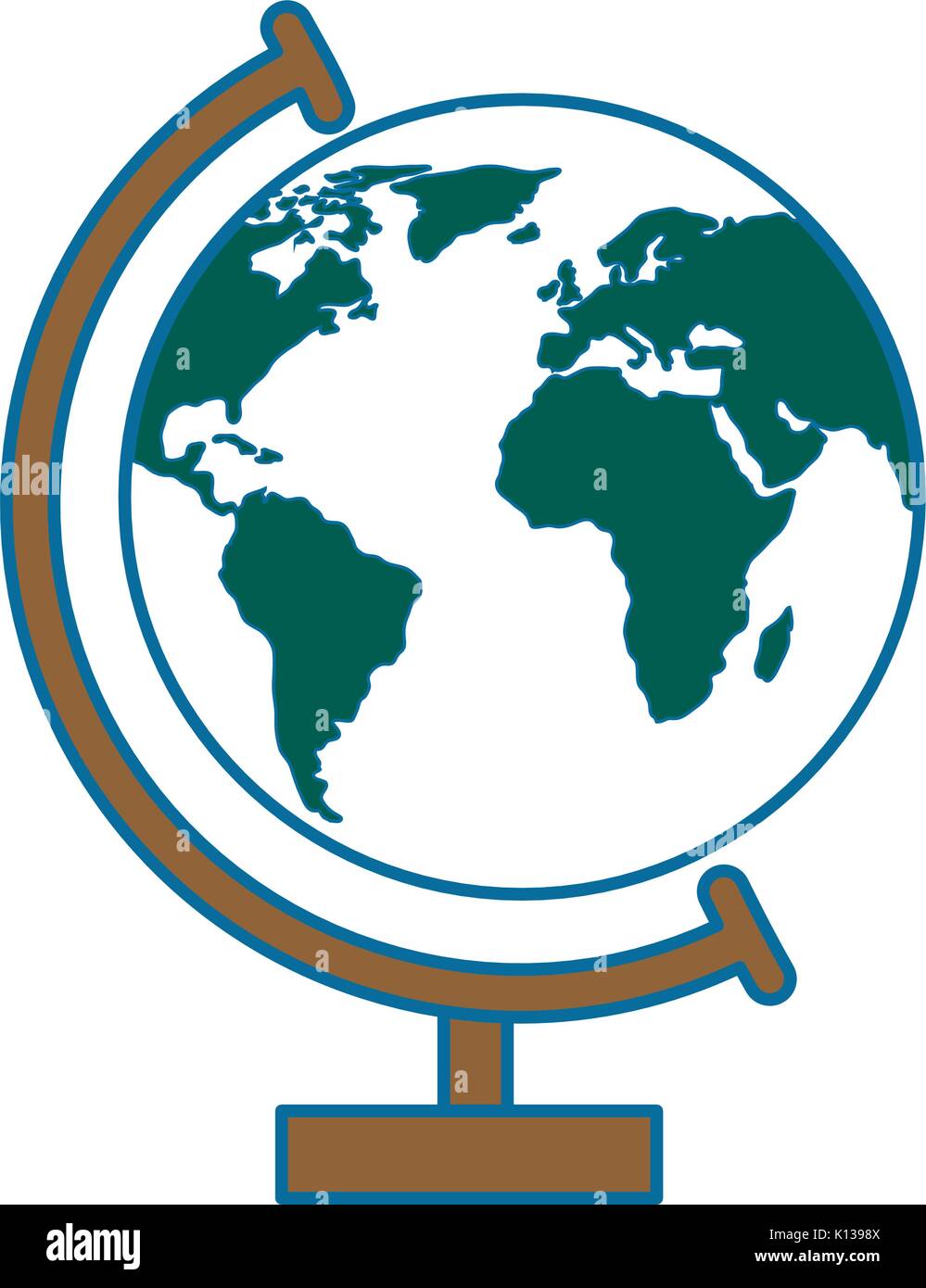 World earth globe icon vector illustration graphic design Stock Vector ...