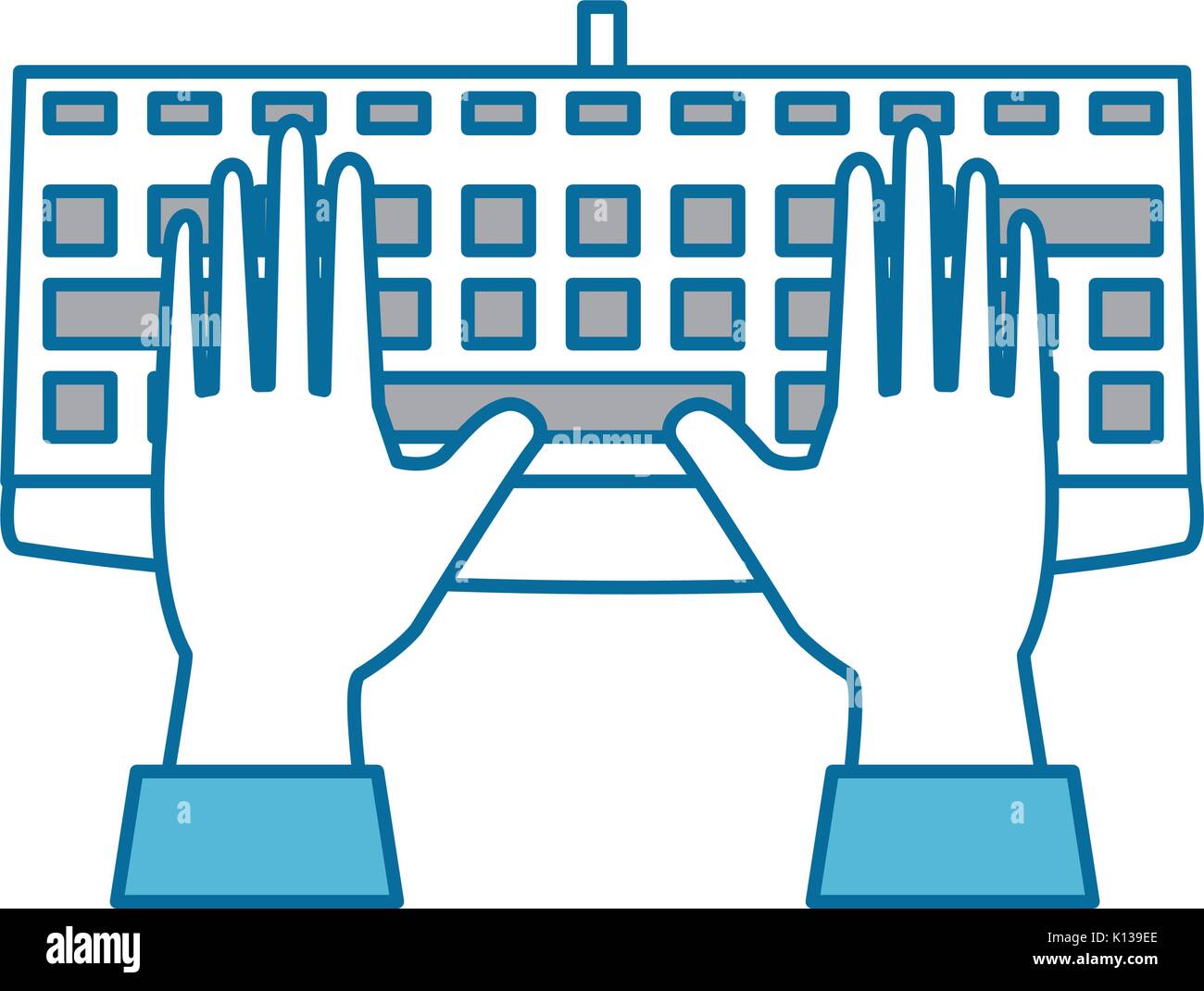 Keyboard hardware computer icon vector illustration graphic design ...