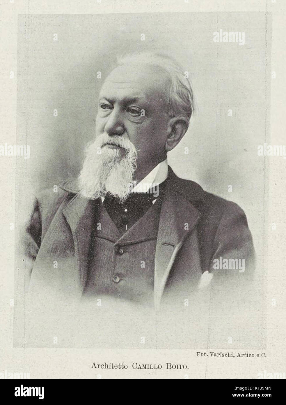 Arch. Camillo Boito (1836 1914 Stock Photo - Alamy