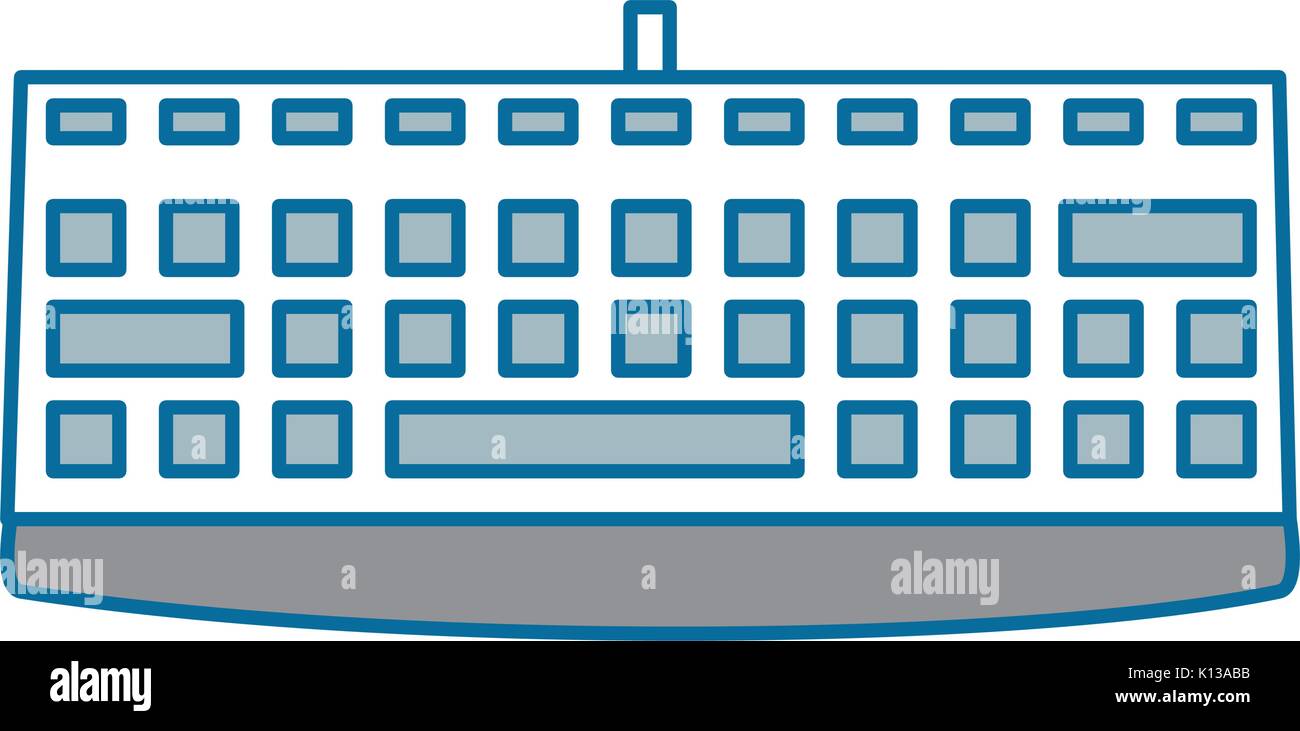 Keyboard hardware computer icon vector illustration graphic design ...
