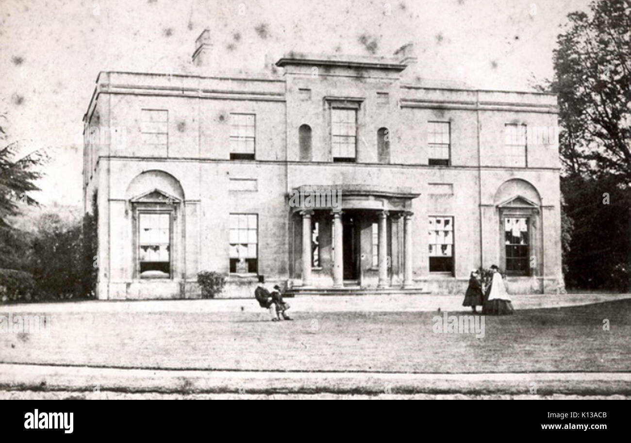 Backwell House 1864 Stock Photo - Alamy