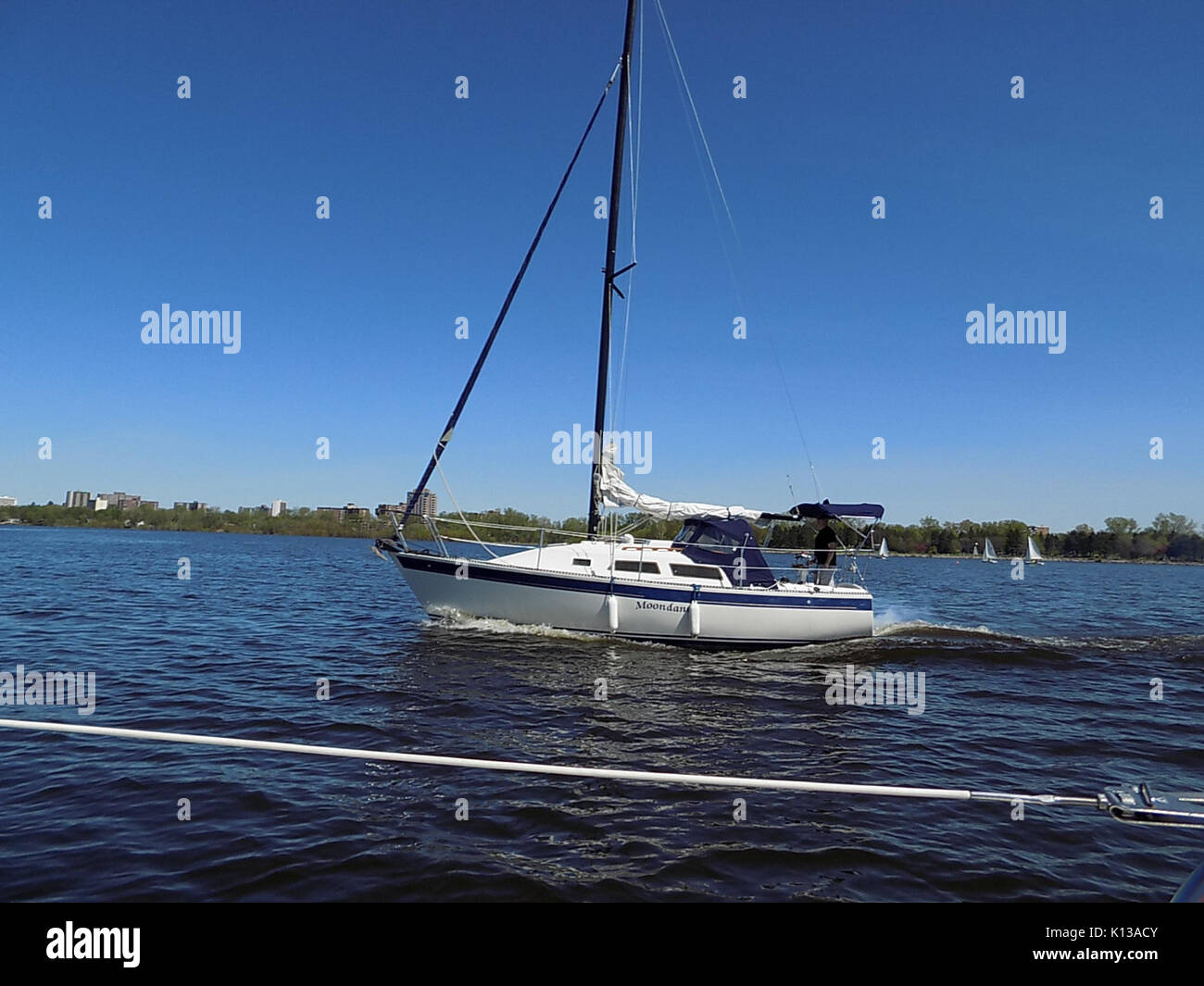 Aloha 27 sailboat Moondance 0468 Stock Photo - Alamy