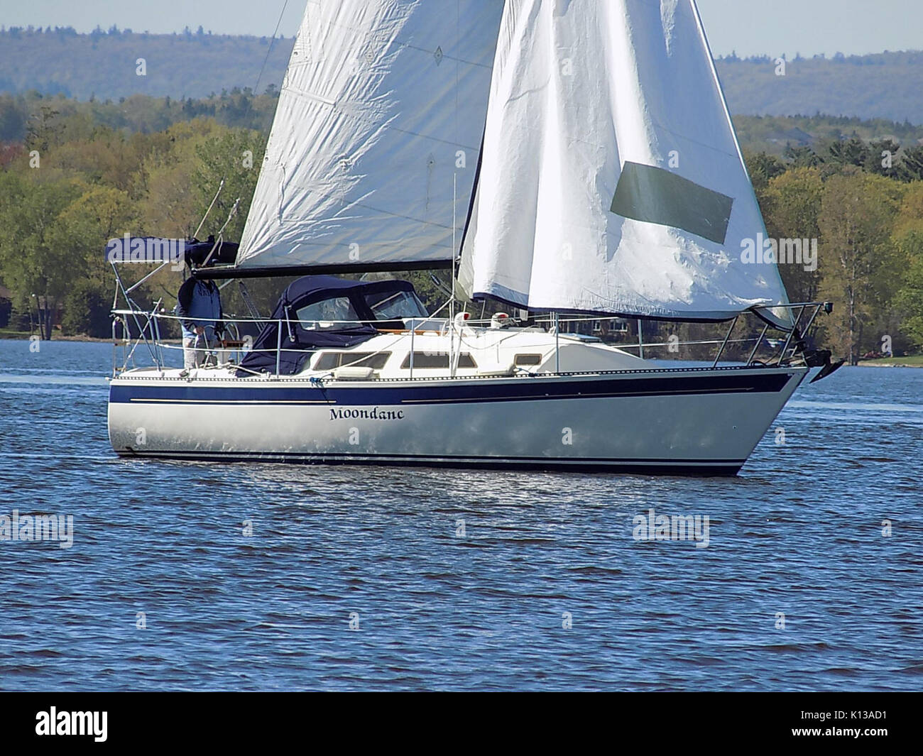 Aloha 27 sailboat Moondance 0486 Stock Photo - Alamy