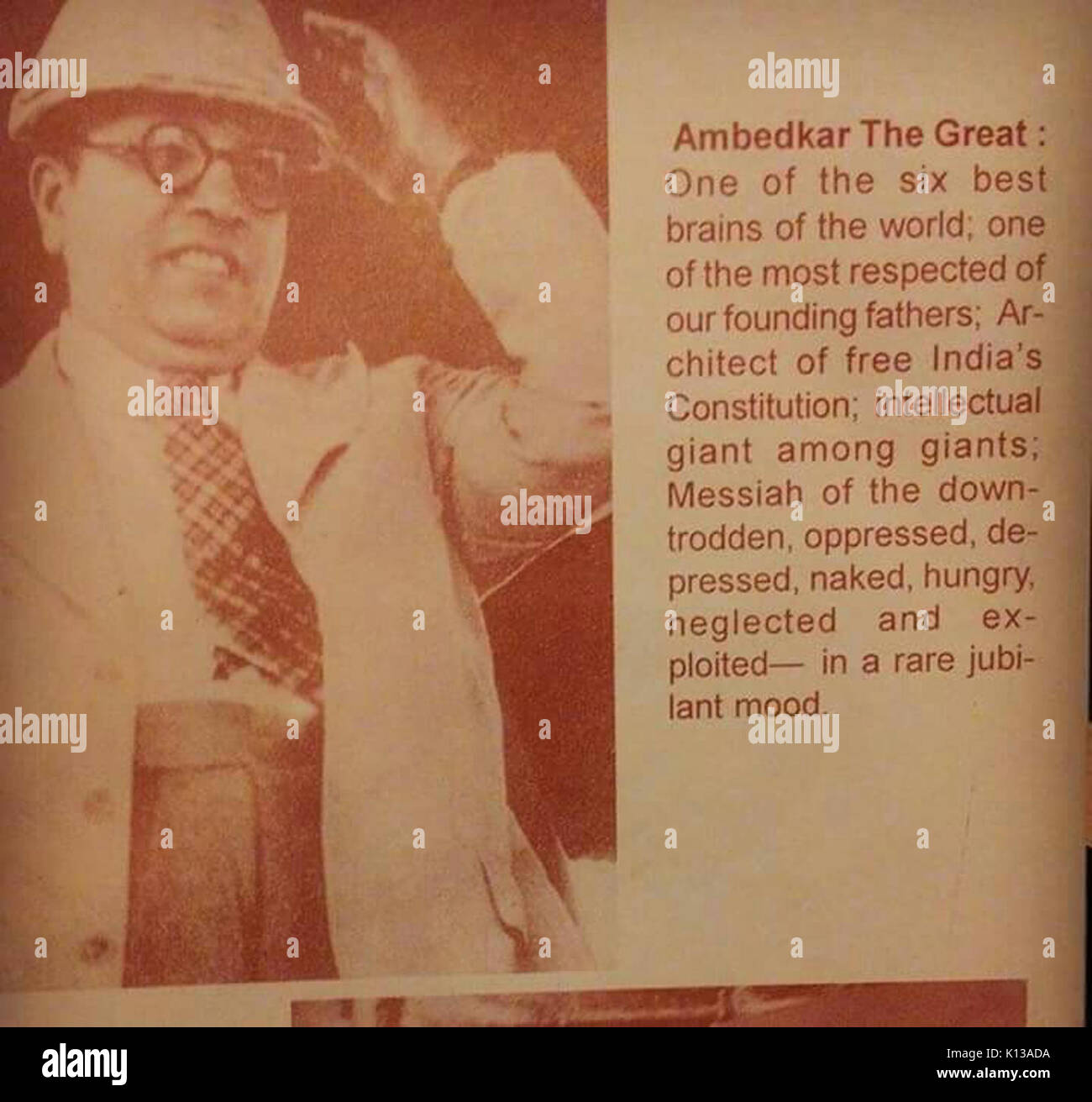 Ambedkar the Great Stock Photo - Alamy
